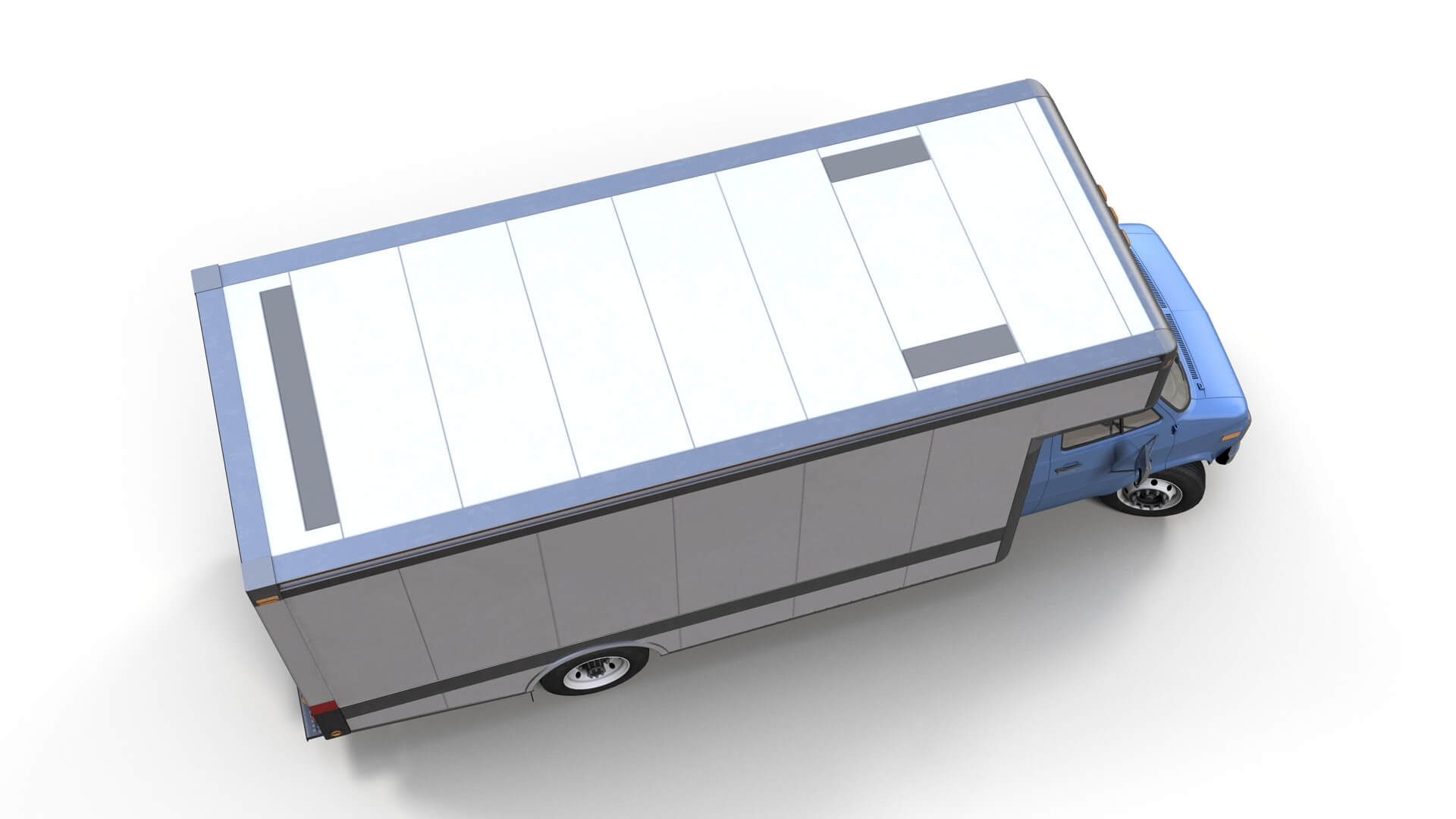 Moving Box Van - 3D Model by Veaceslav Condraciuc