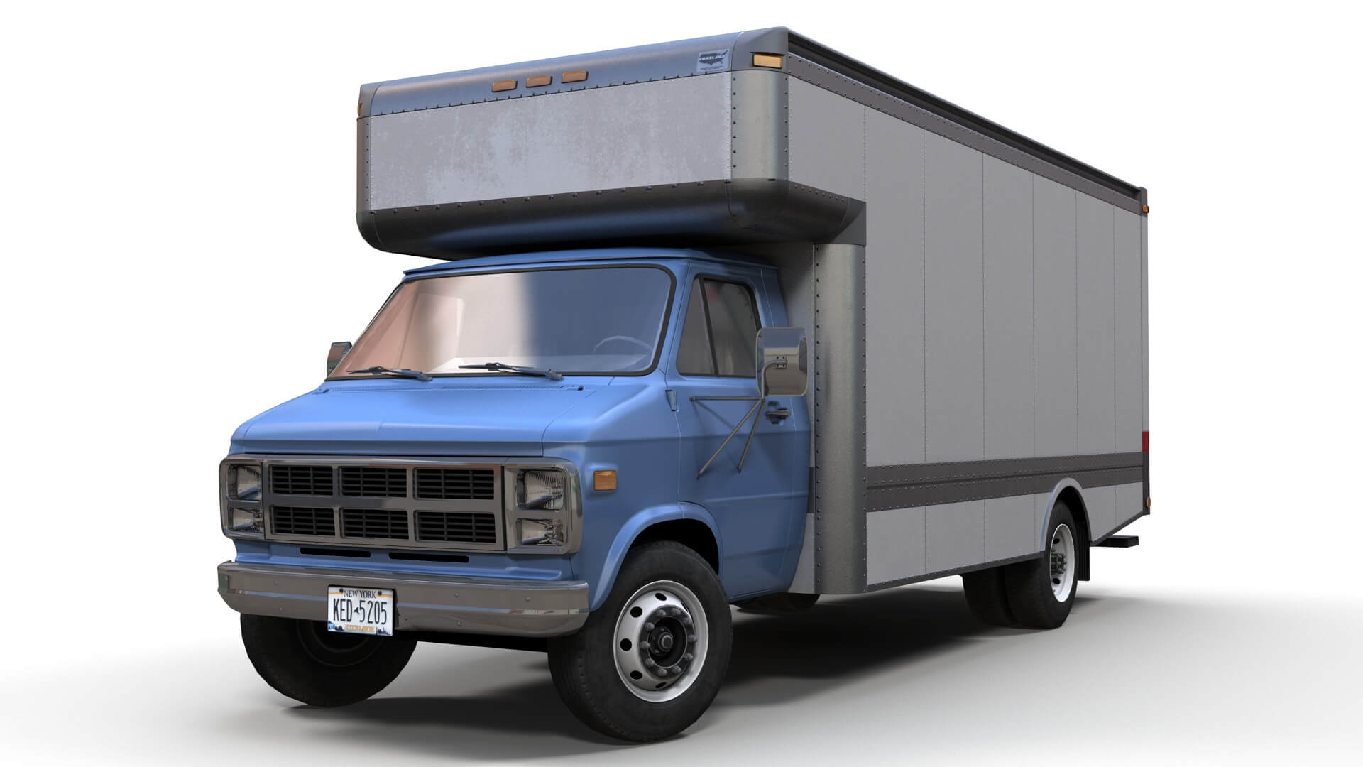 Moving Box Van - 3D Model by Veaceslav Condraciuc