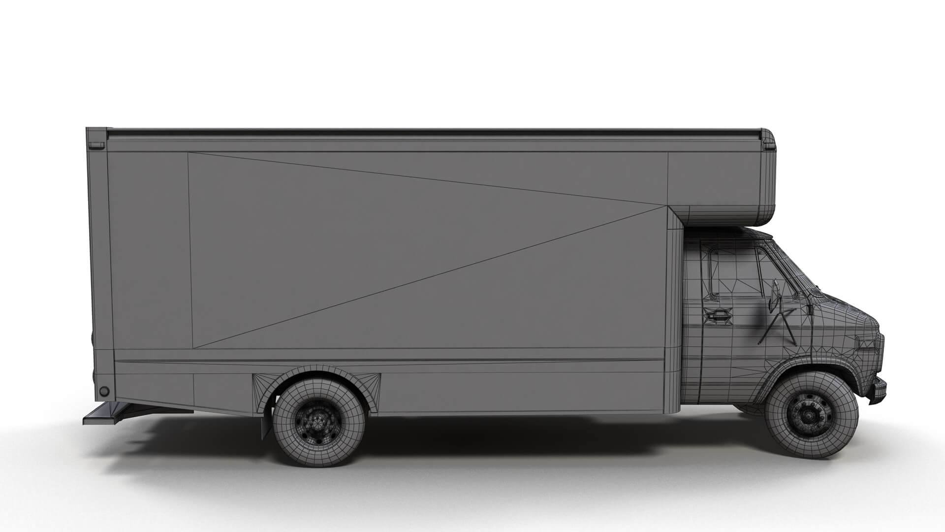 Moving Box Van - 3D Model by Veaceslav Condraciuc