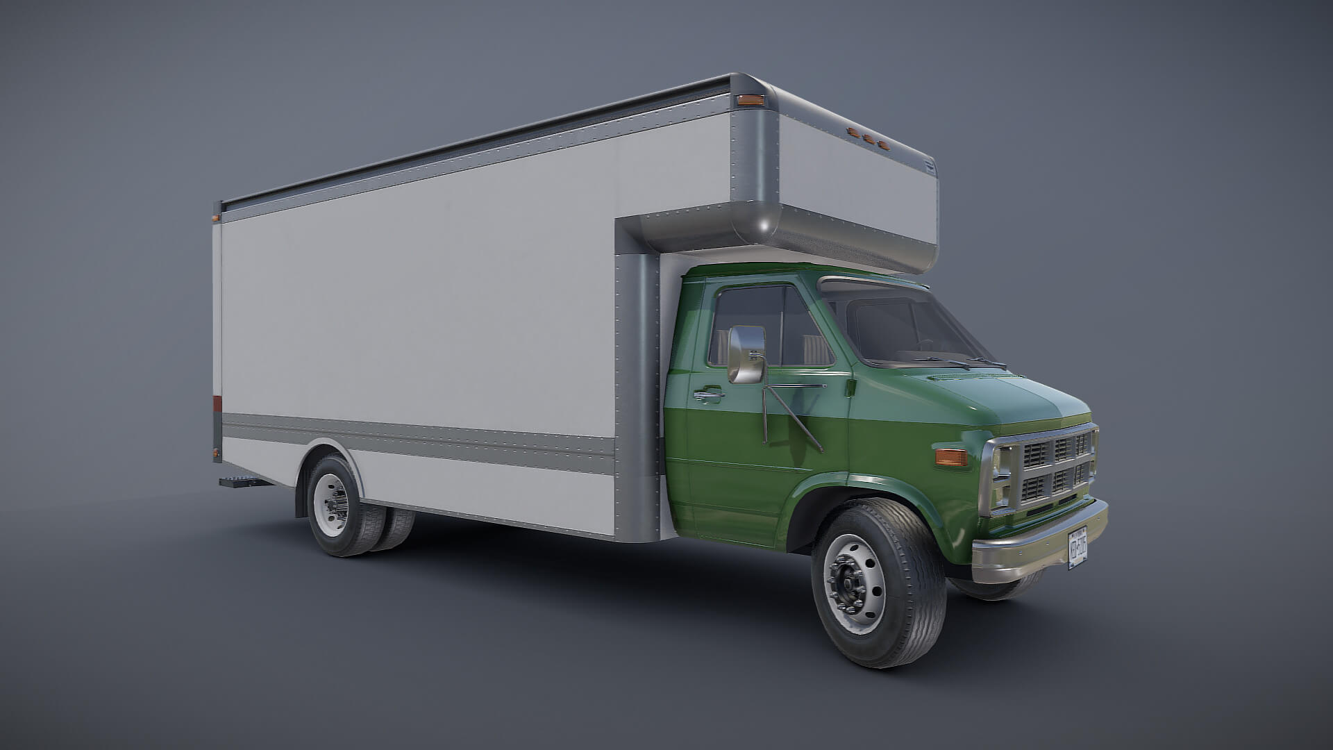 Moving Box Van - 3D Model by Veaceslav Condraciuc