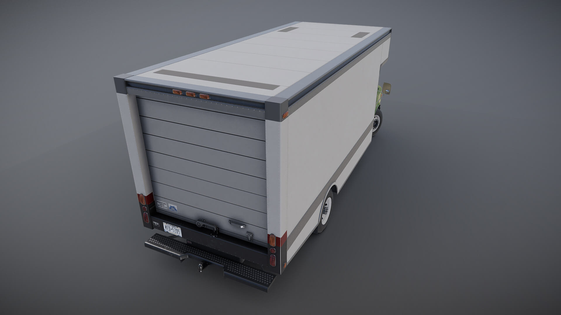 Moving Box Van - 3D Model by Veaceslav Condraciuc