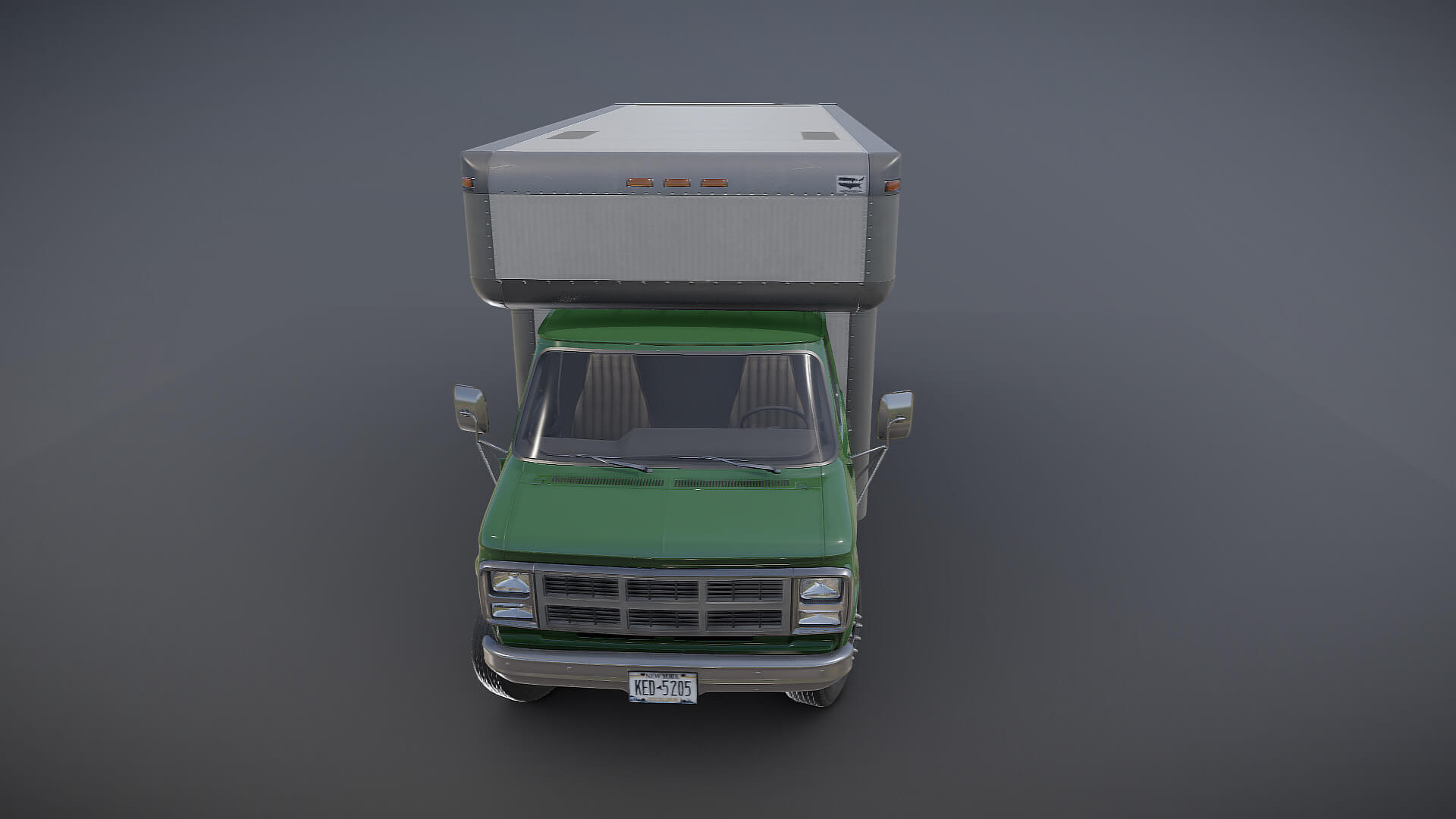 Moving Box Van - 3D Model by Veaceslav Condraciuc
