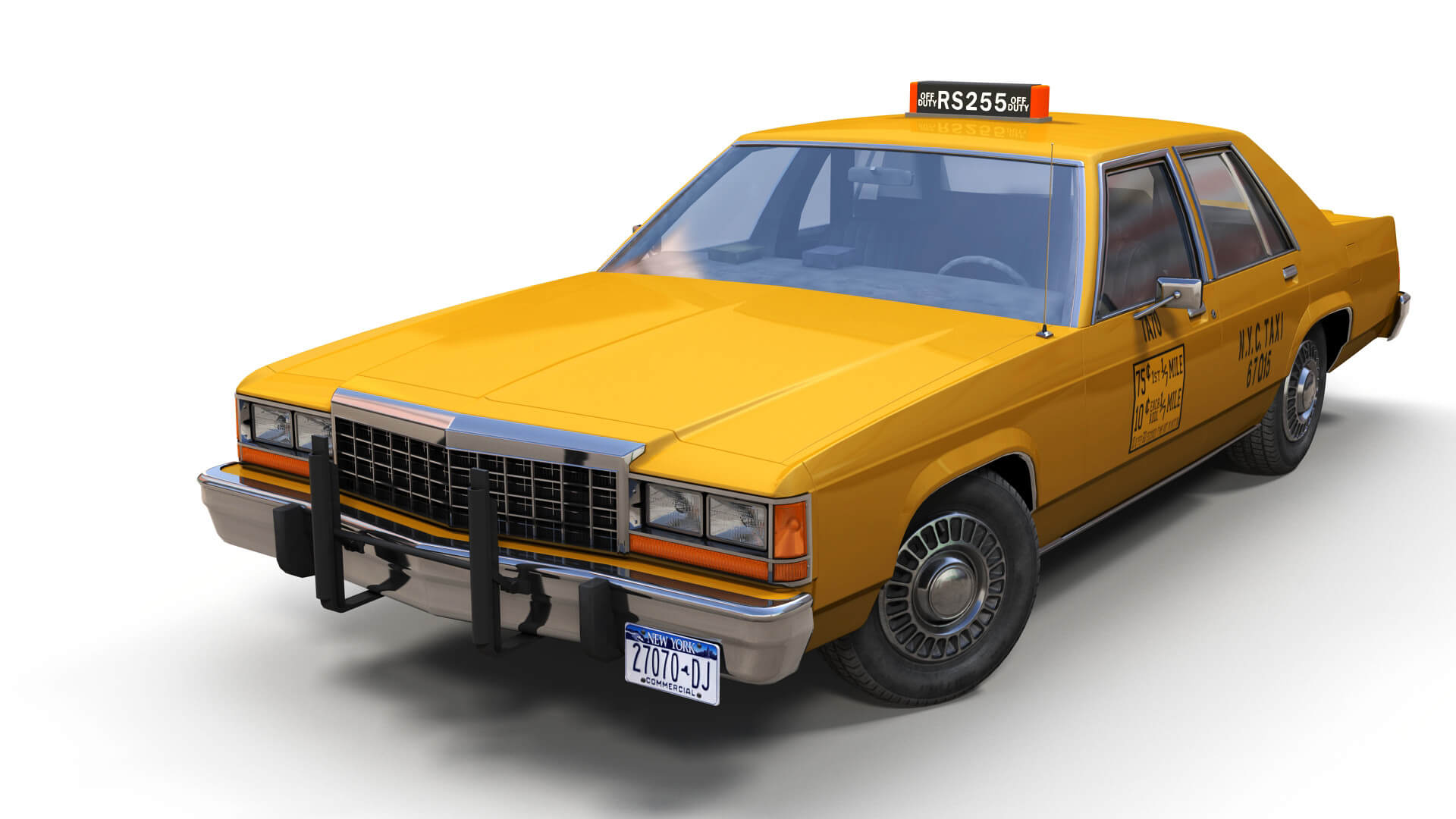 New York Taxi Cab - 3D Model by Veaceslav Condraciuc
