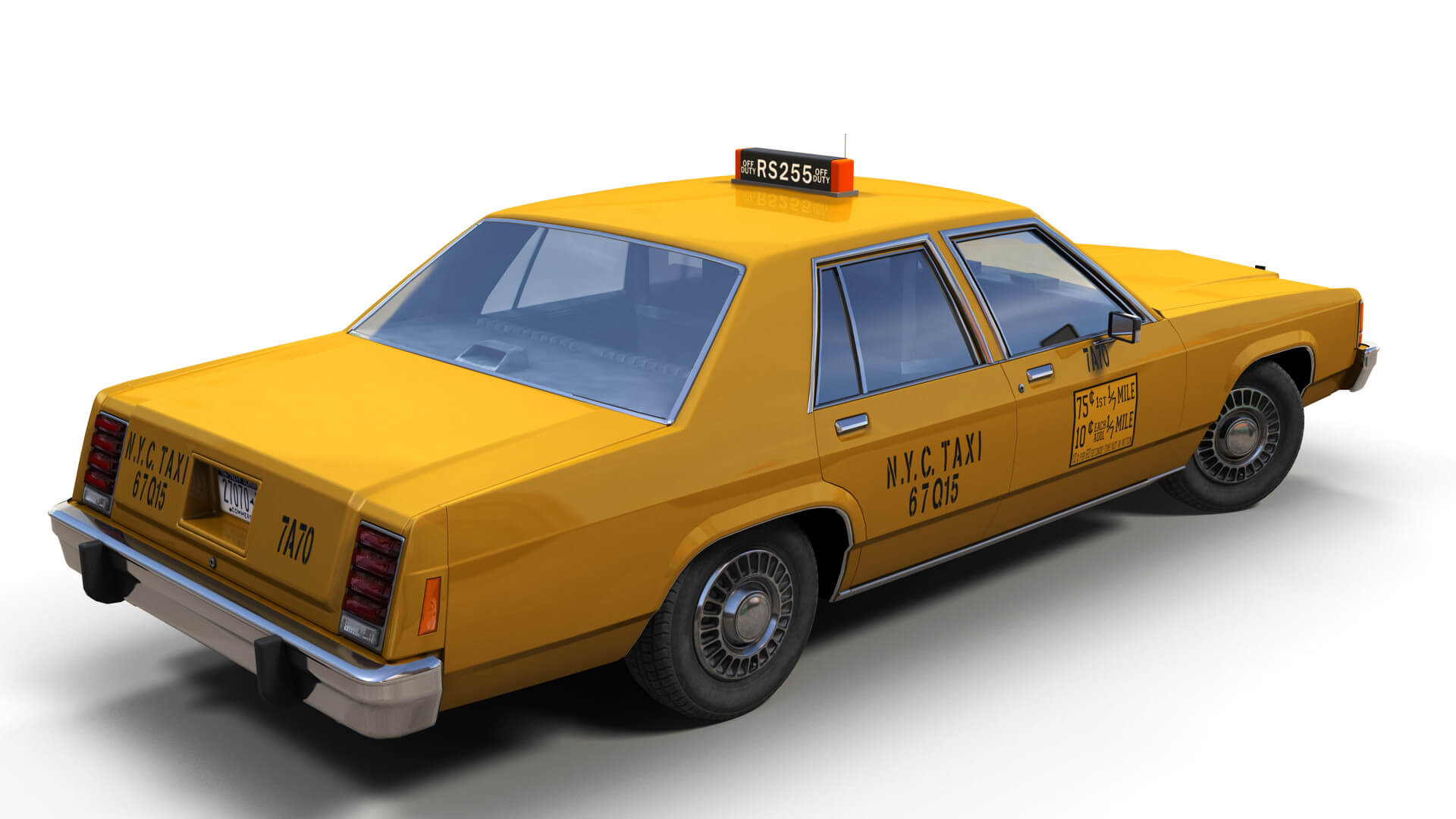 New York Taxi Cab - 3D Model by Veaceslav Condraciuc