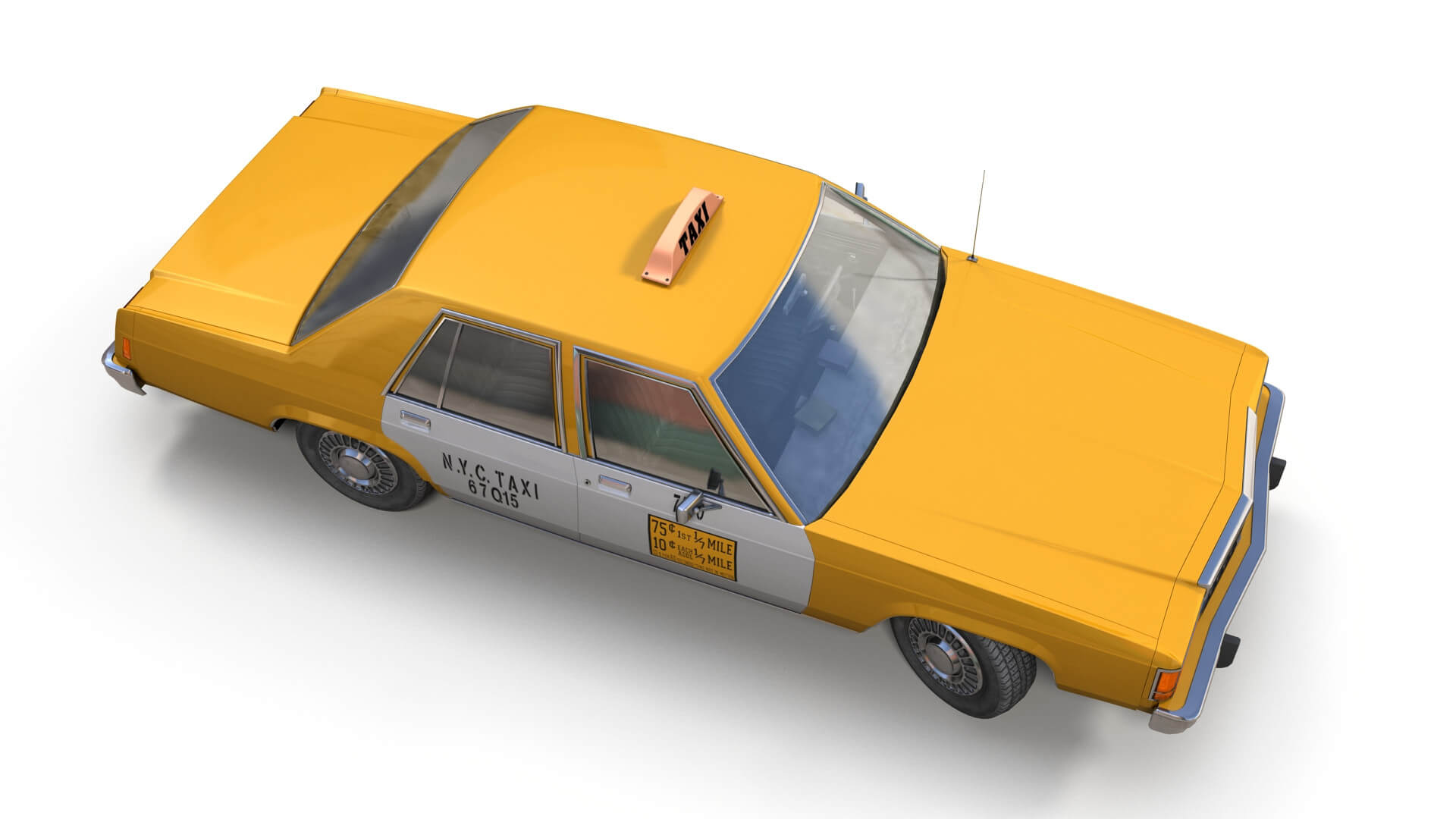 New York Taxi Cab - 3D Model by Veaceslav Condraciuc