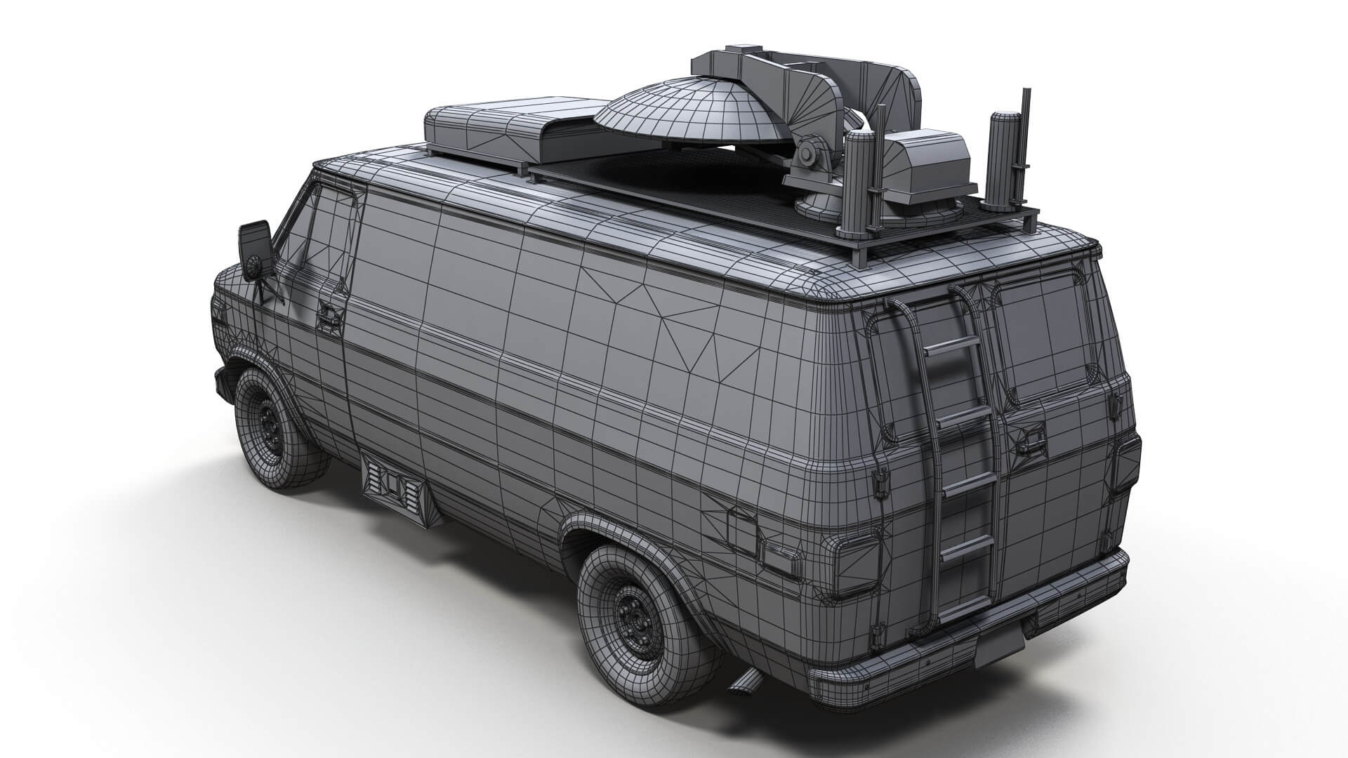 American Newsvan - 3D Model by Veaceslav Condraciuc