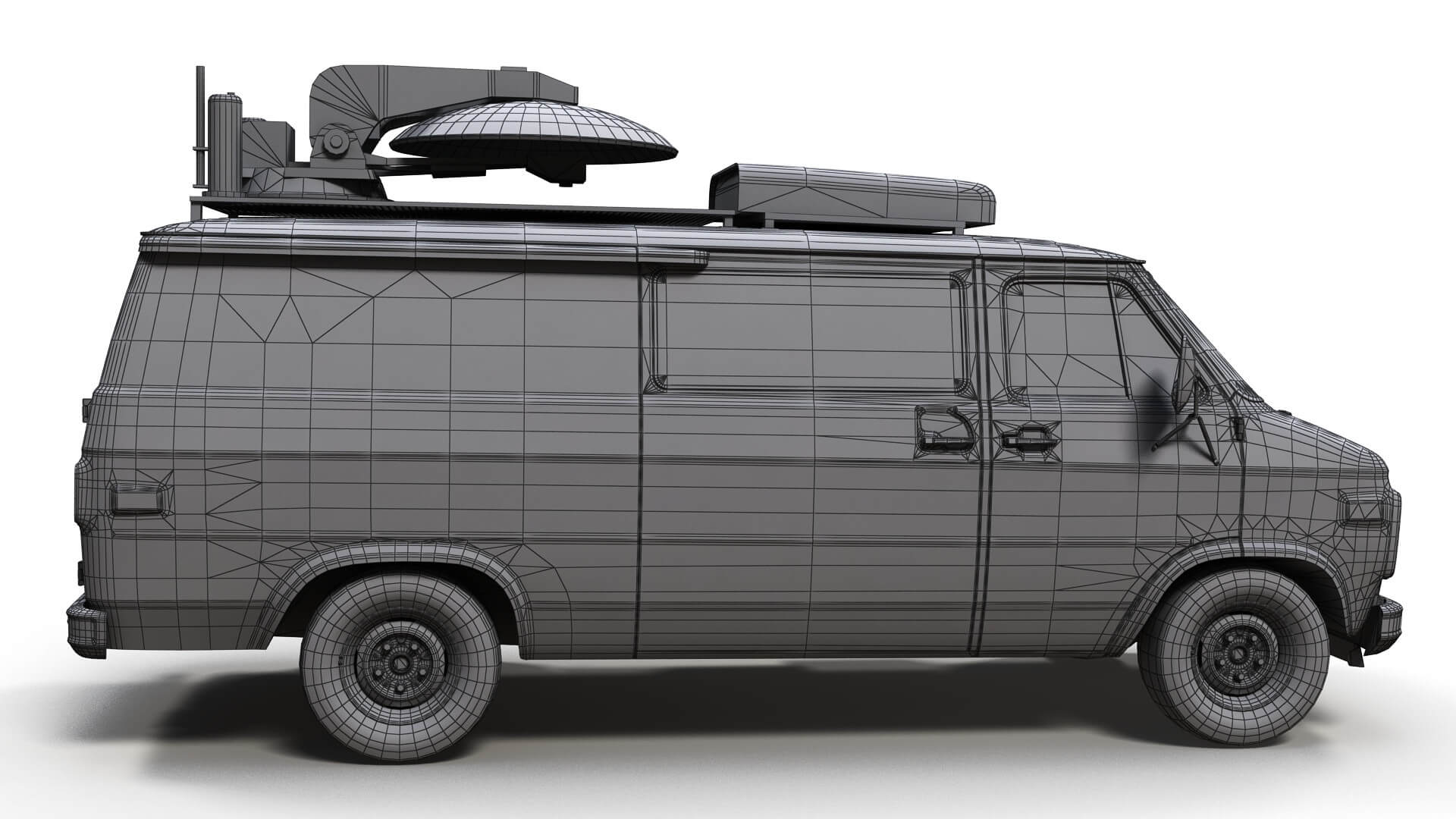 American Newsvan - 3D Model by Veaceslav Condraciuc