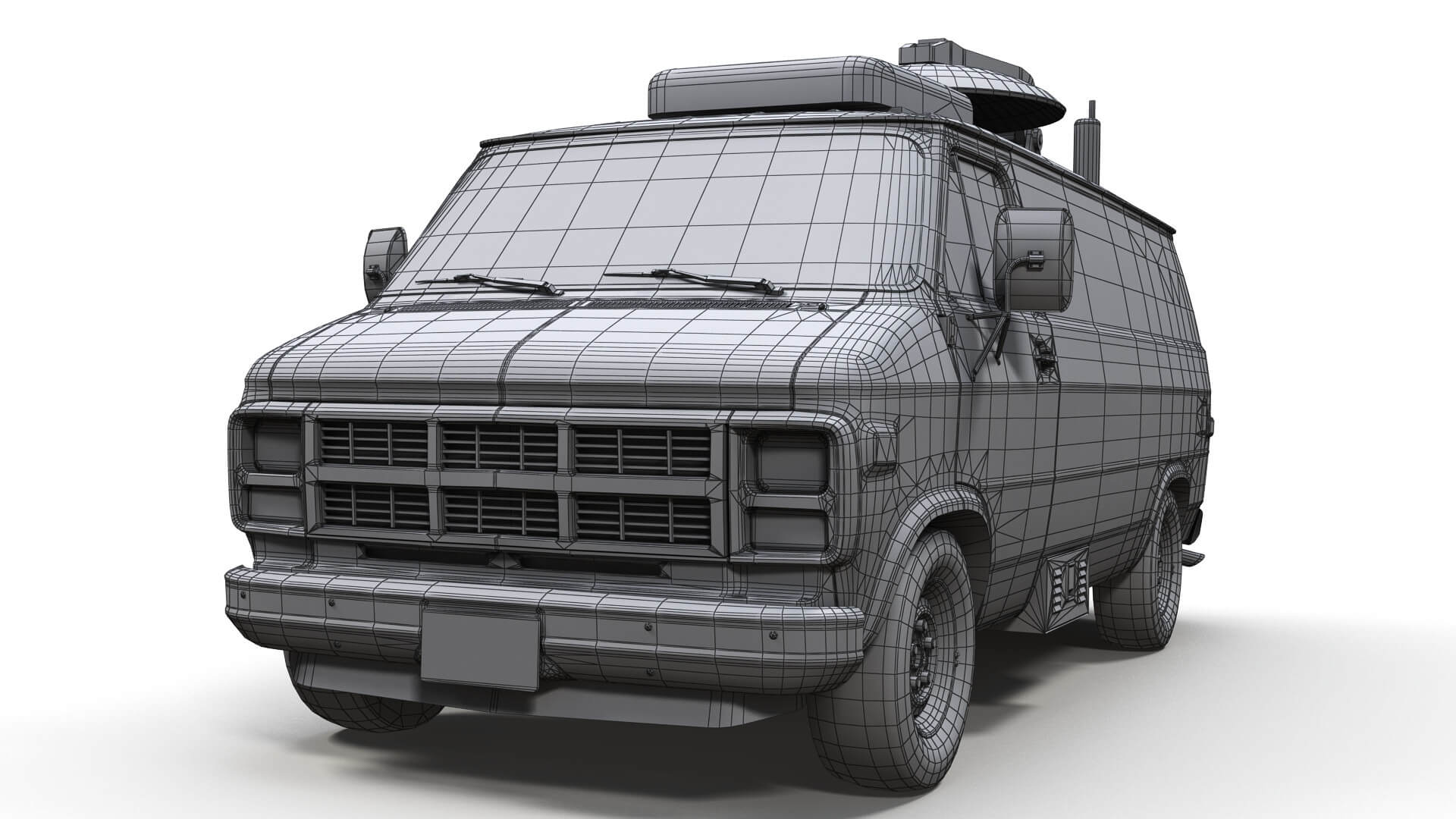 American Newsvan - 3D Model by Veaceslav Condraciuc