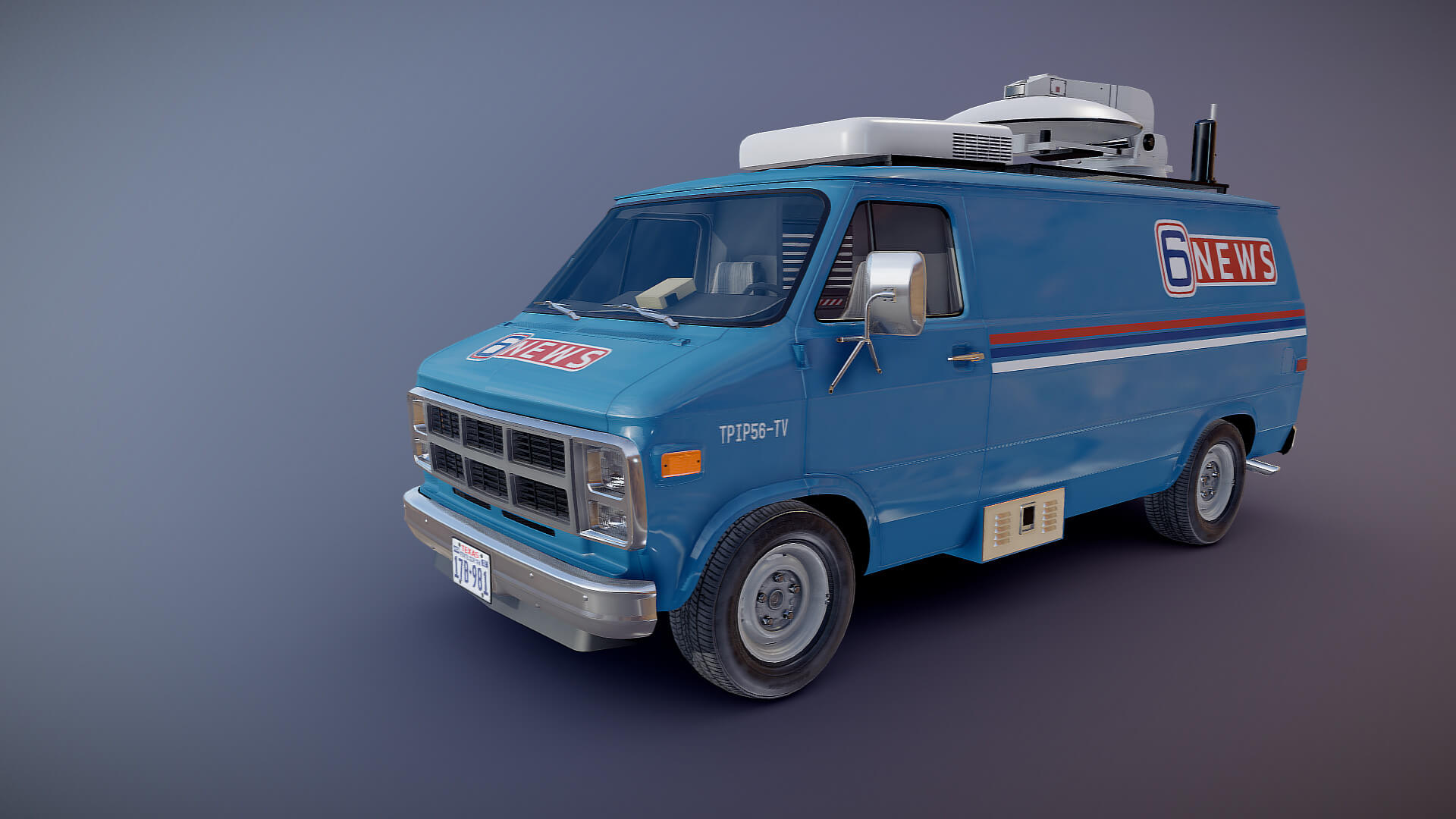 American Newsvan - 3D Model by Veaceslav Condraciuc