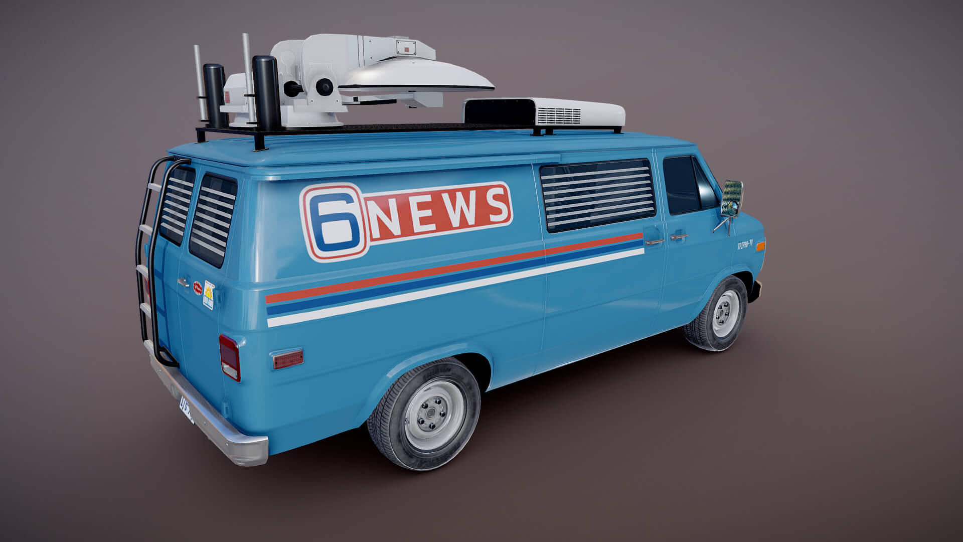 American Newsvan - 3D Model by Veaceslav Condraciuc