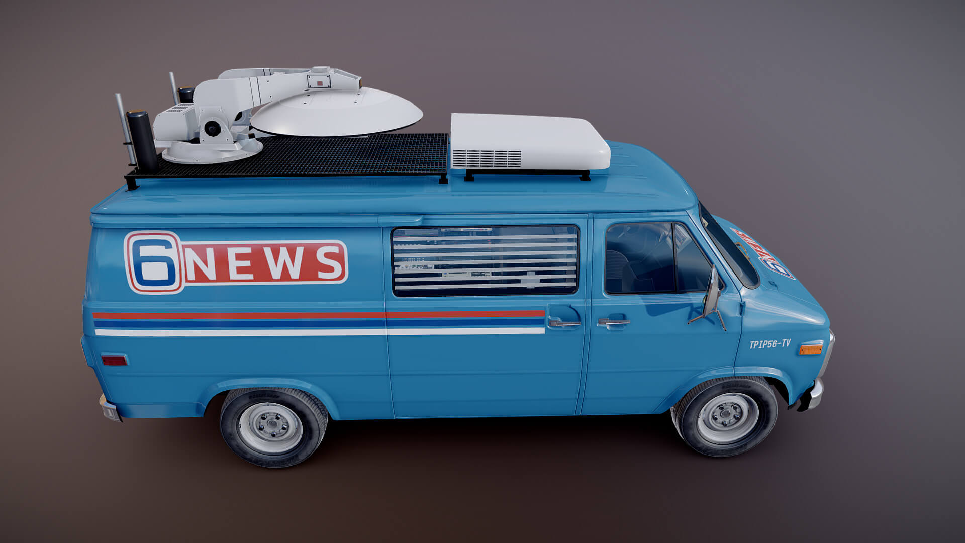 American Newsvan - 3D Model by Veaceslav Condraciuc