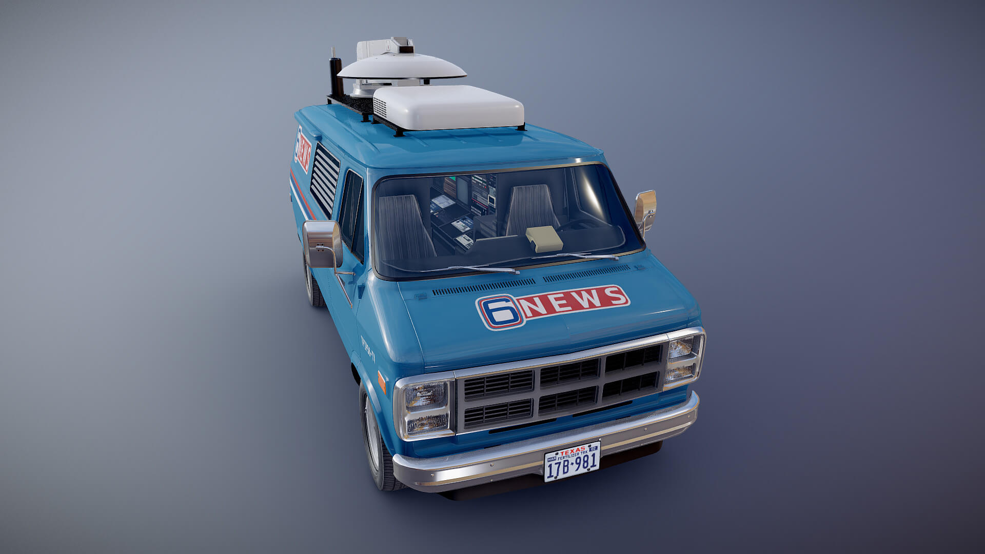 American Newsvan - 3D Model by Veaceslav Condraciuc