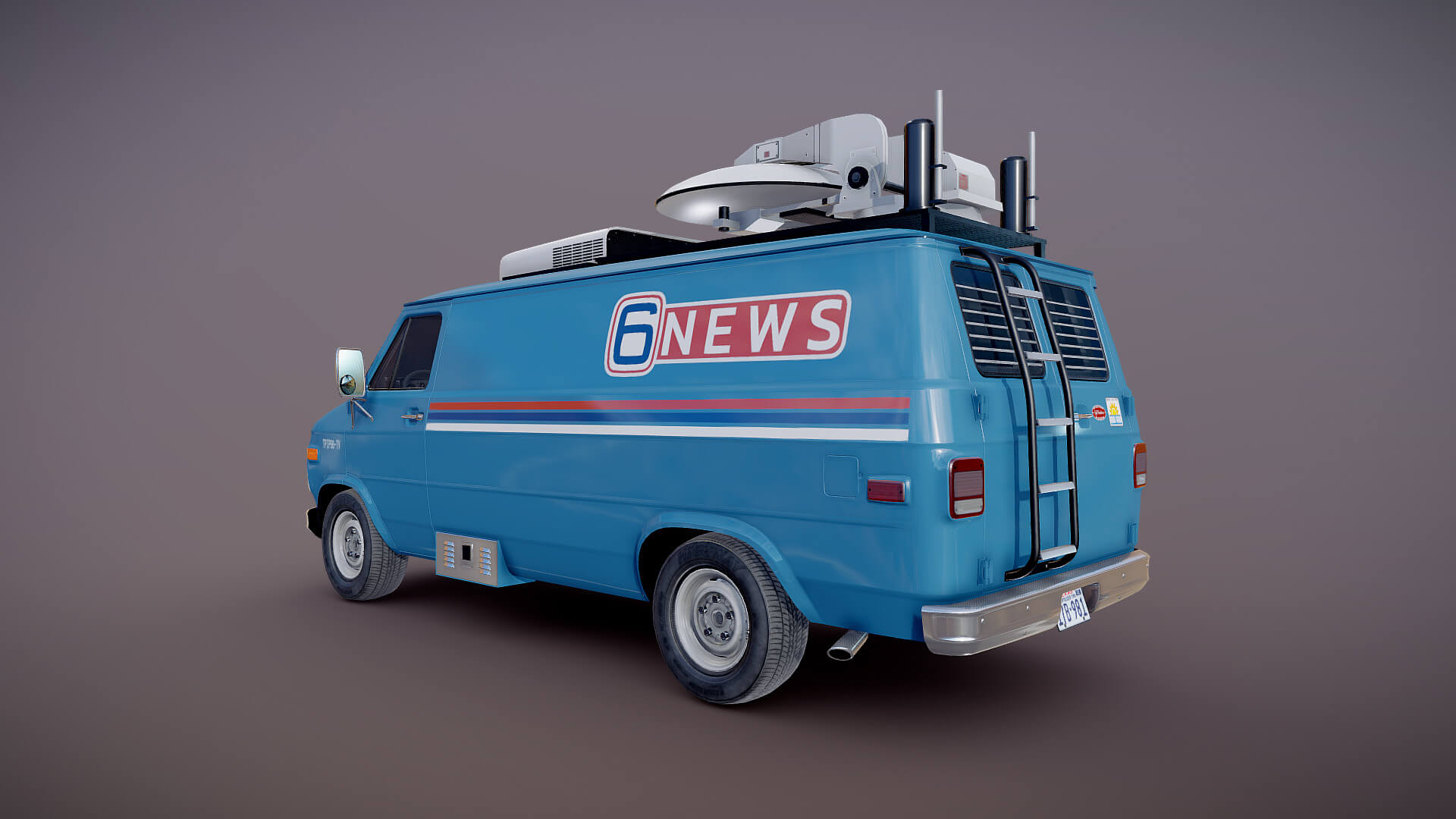 American Newsvan - 3D Model by Veaceslav Condraciuc