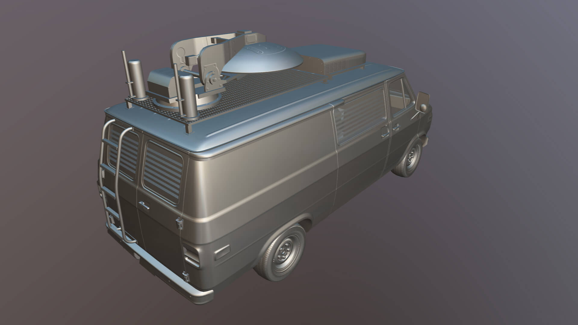 American Newsvan - 3D Model by Veaceslav Condraciuc