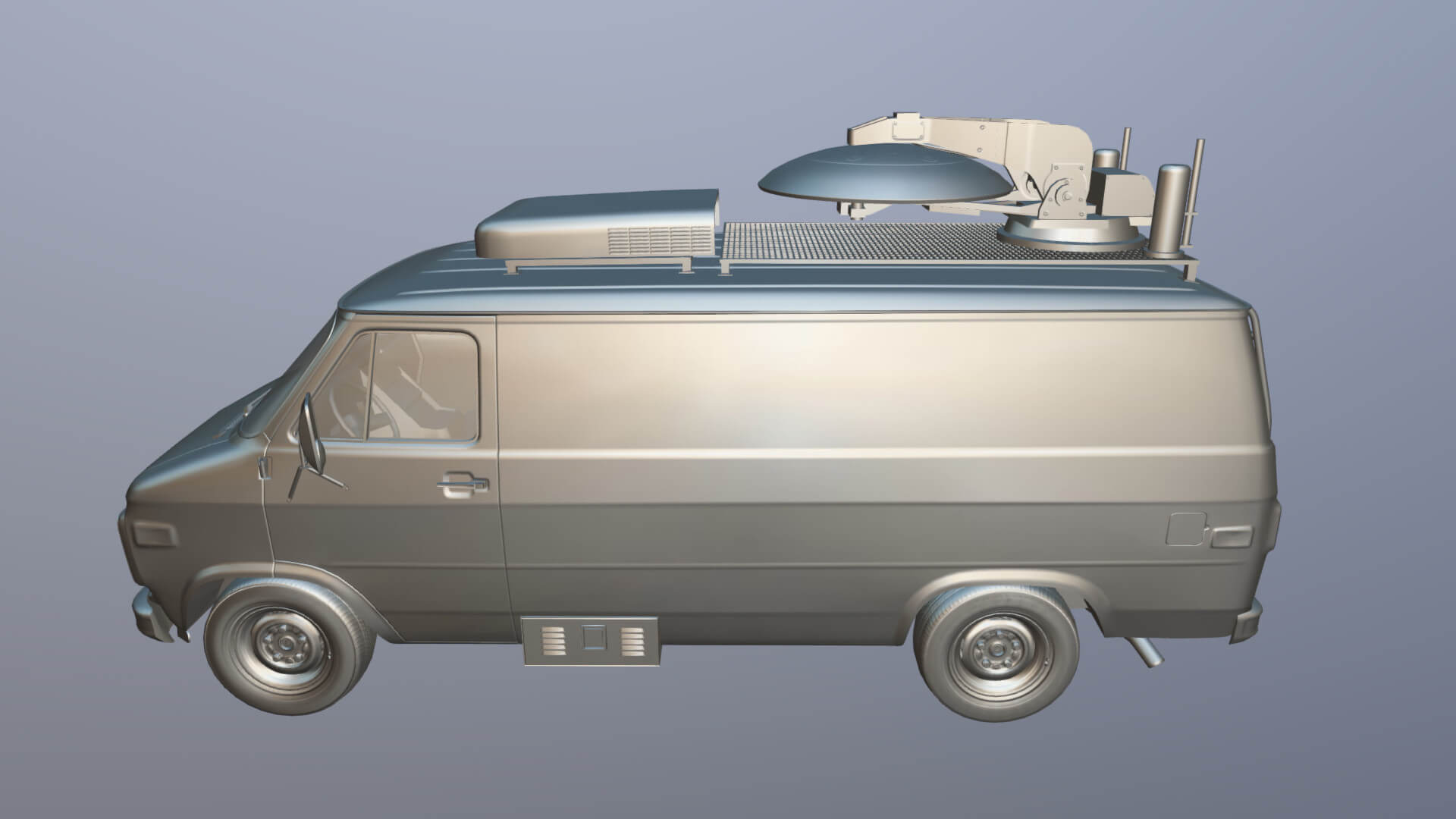 American Newsvan - 3D Model by Veaceslav Condraciuc