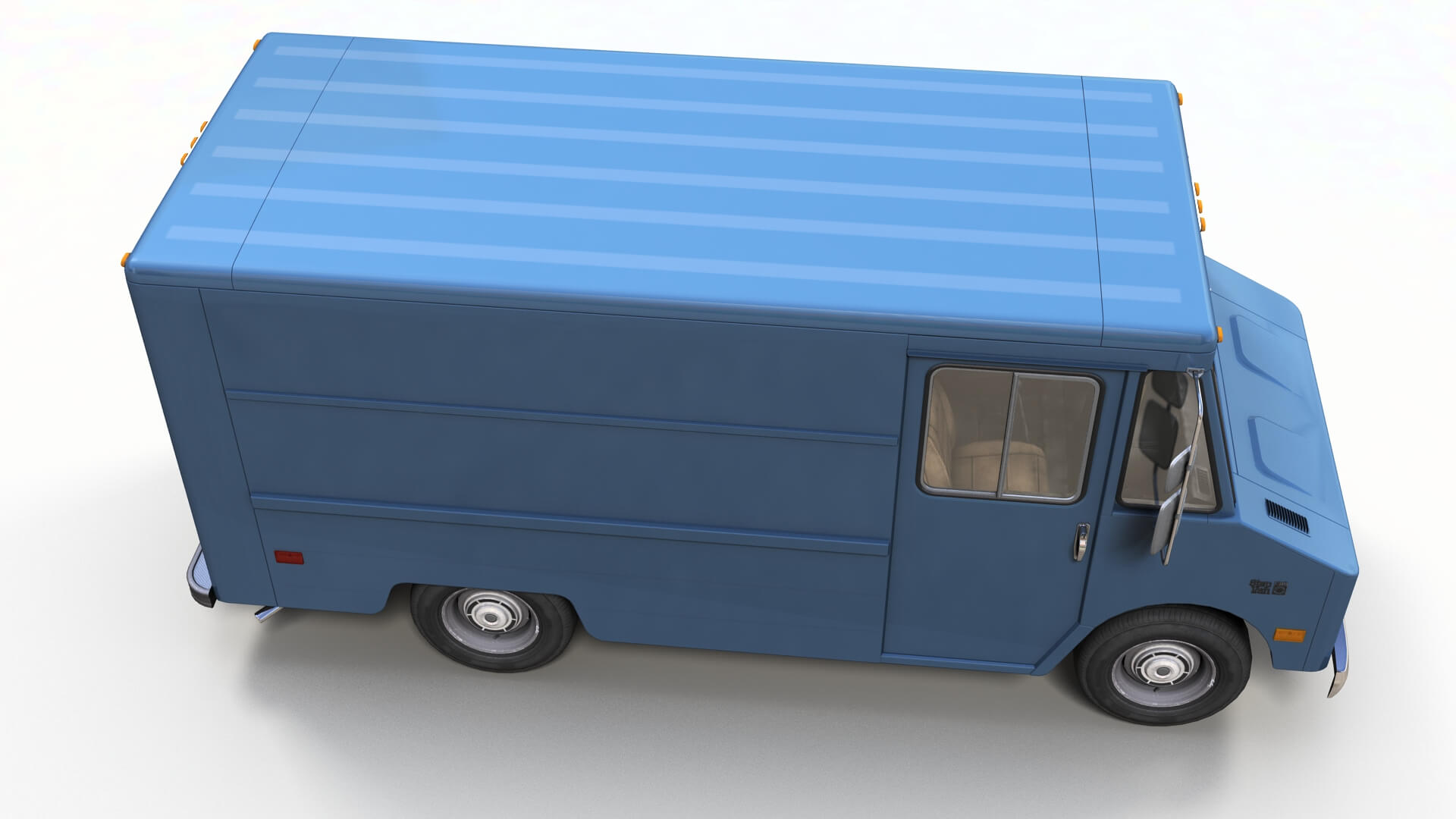 Vintage Panel Van - 3D Model by Veaceslav Condraciuc