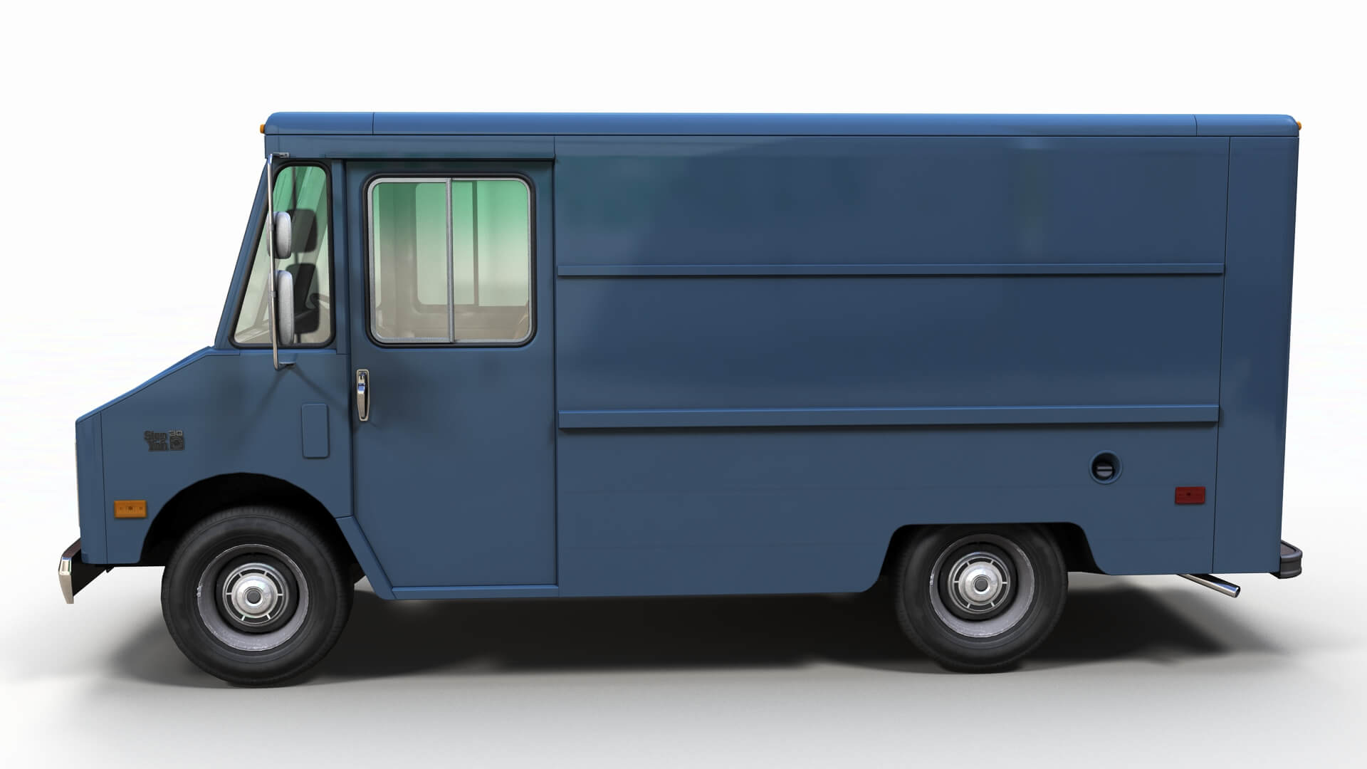 Vintage Panel Van - 3D Model by Veaceslav Condraciuc