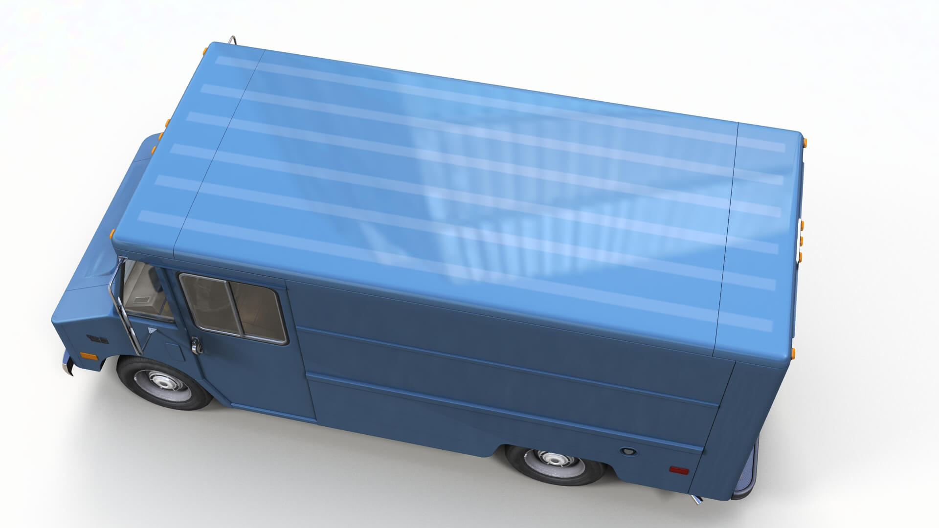 Vintage Panel Van - 3D Model by Veaceslav Condraciuc
