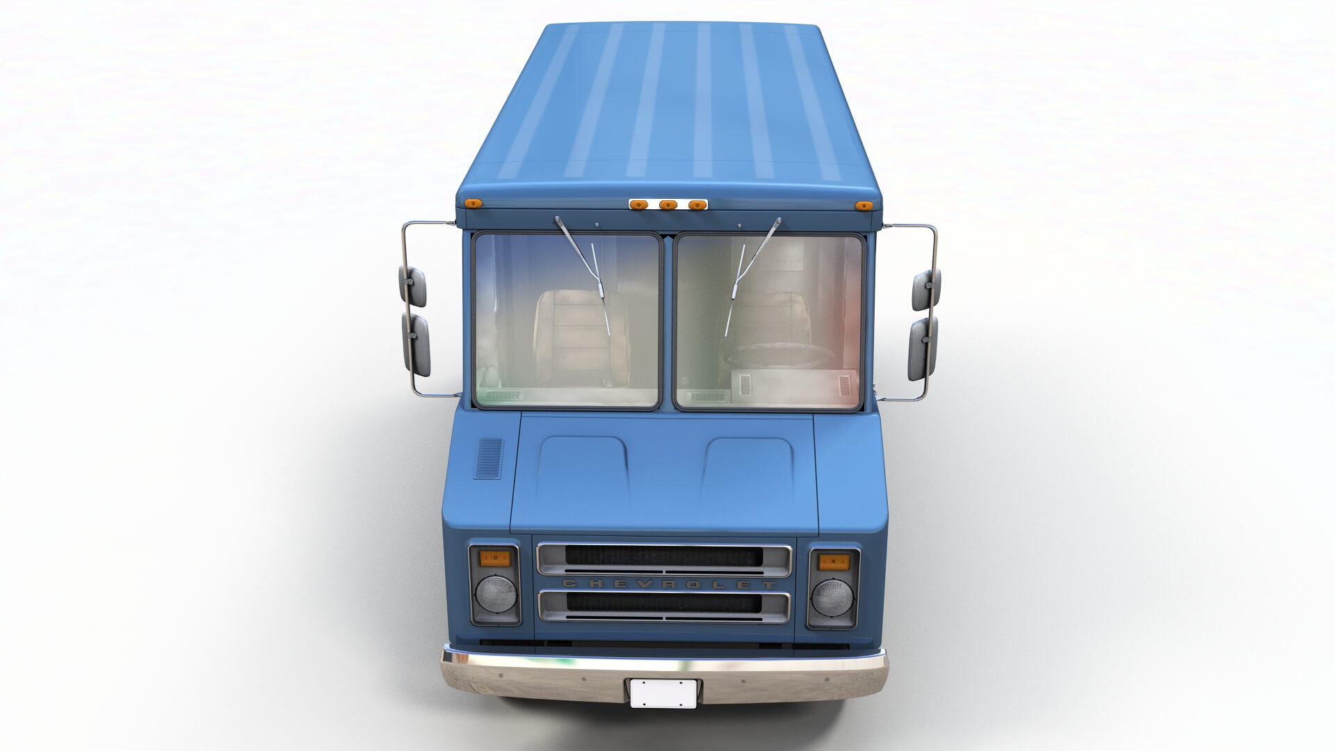 Vintage Panel Van - 3D Model by Veaceslav Condraciuc