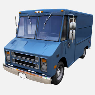 Vintage Panel Van - 3D Model by Veaceslav Condraciuc