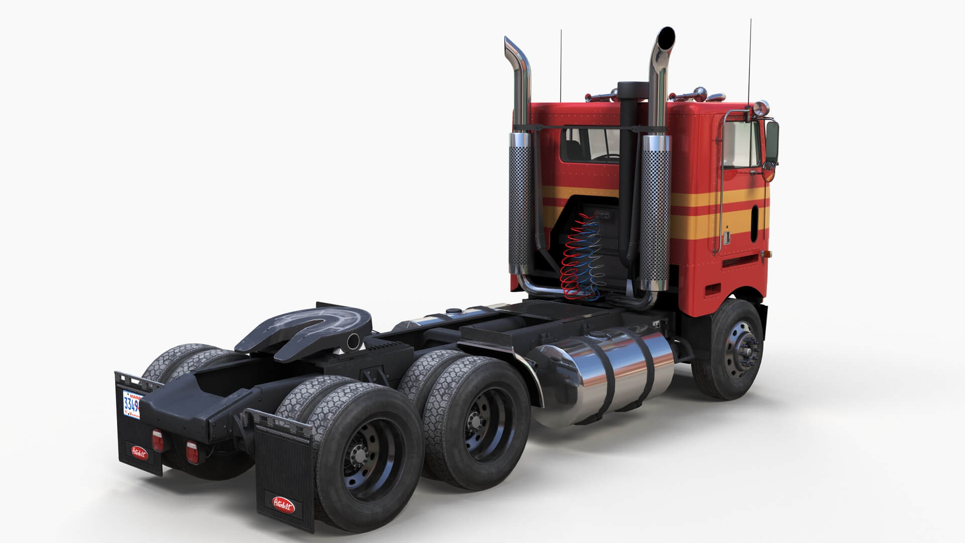 Peterbilt 362 Daycab - 3D Model by Veaceslav Condraciuc