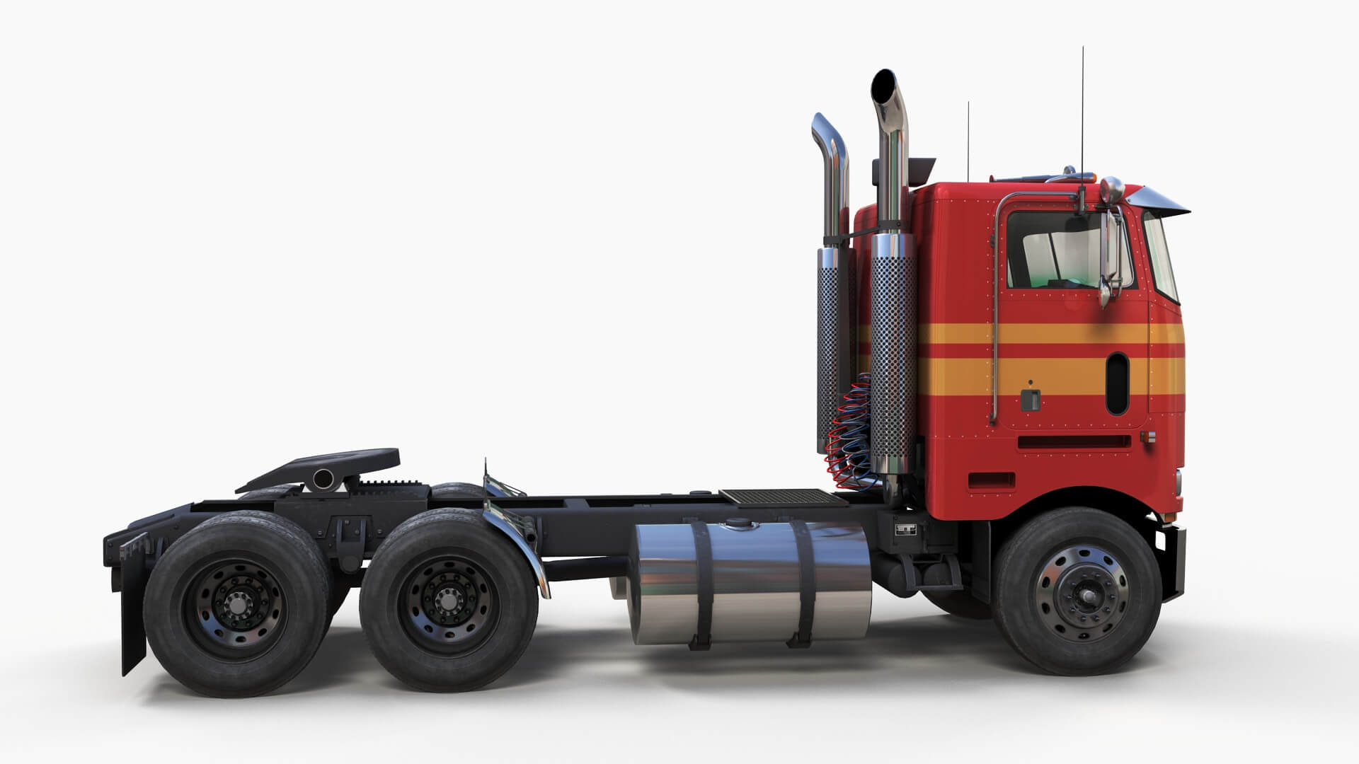Peterbilt 362 Daycab - 3D Model by Veaceslav Condraciuc