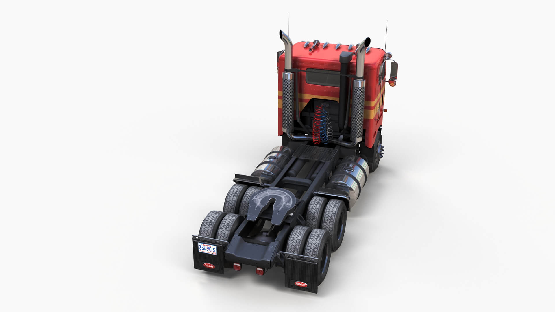 Peterbilt 362 Daycab - 3D Model by Veaceslav Condraciuc