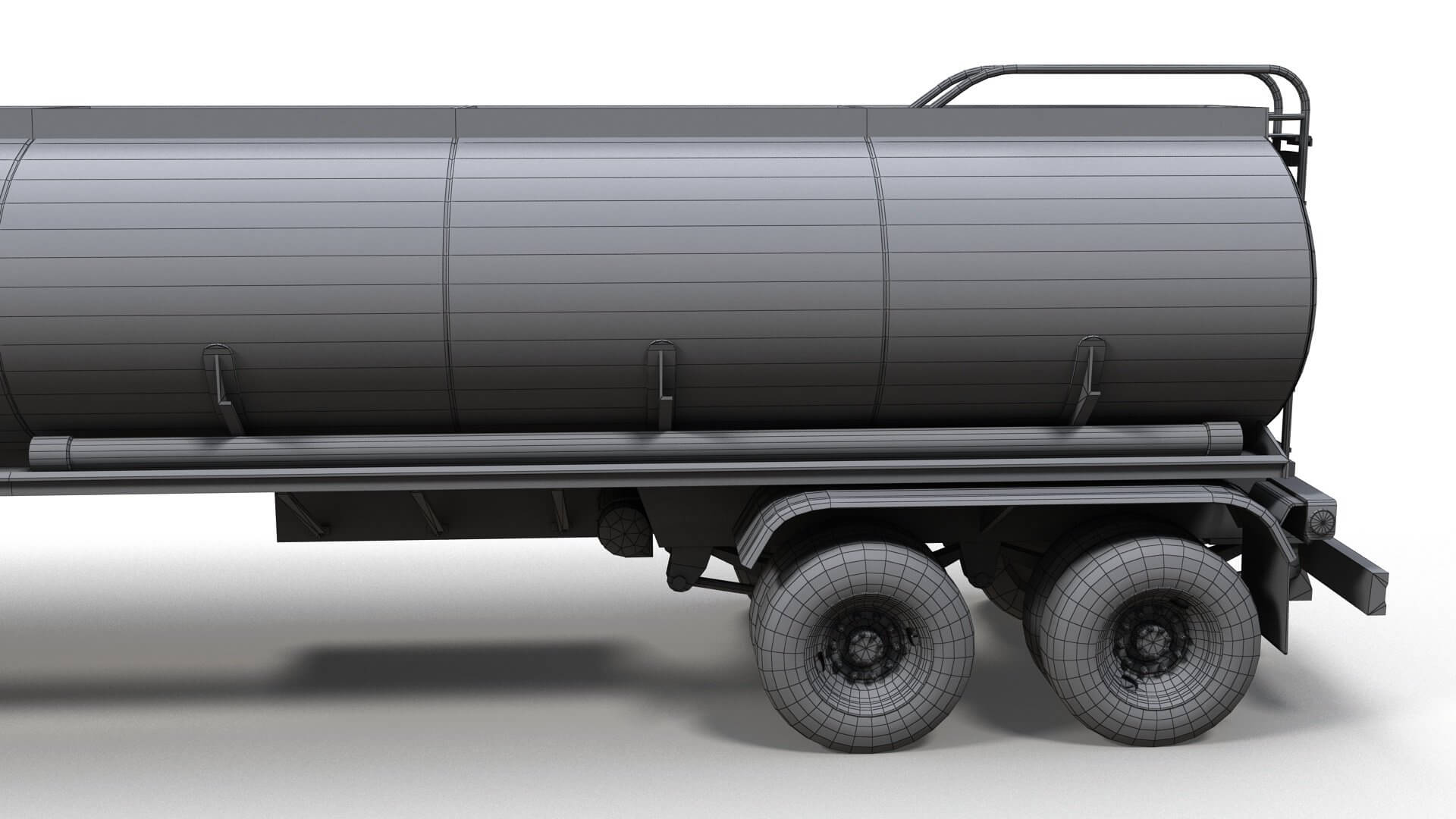 Peterbilt 362 Tanker Trailer - 3D Model by Veaceslav Condraciuc