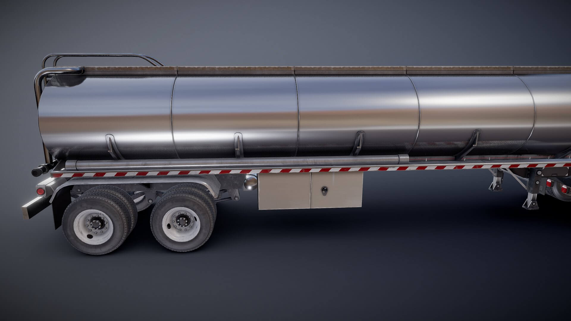 Peterbilt 362 Tanker Trailer - 3D Model by Veaceslav Condraciuc