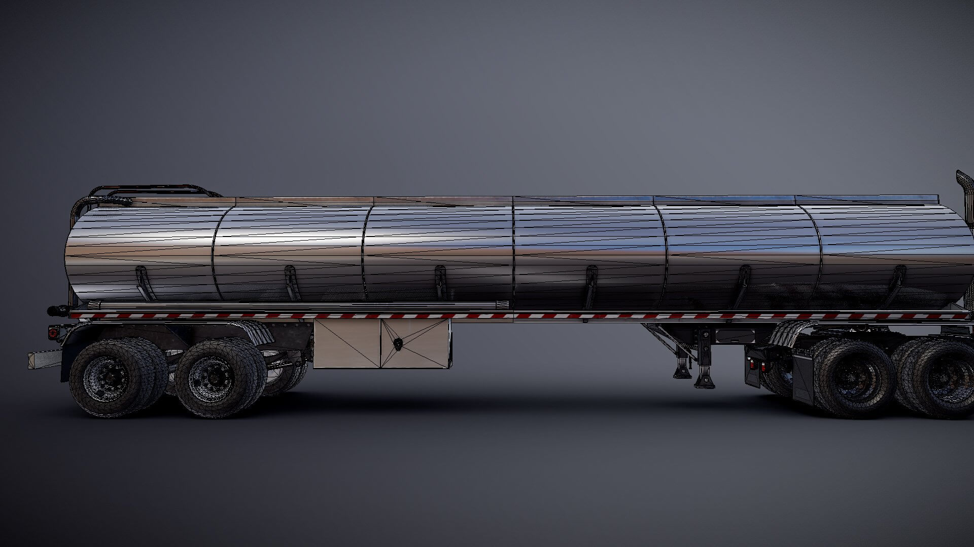 Peterbilt 362 Tanker Trailer - 3D Model by Veaceslav Condraciuc