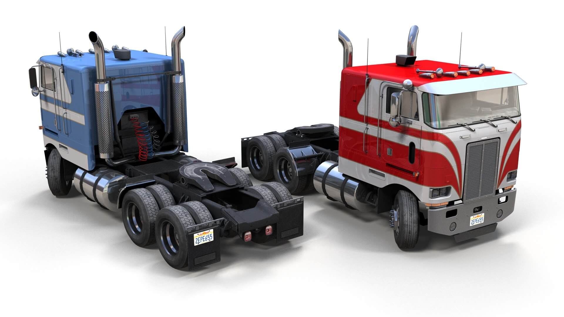 Peterbilt 362 Tanker Trailer - 3D Model by Veaceslav Condraciuc