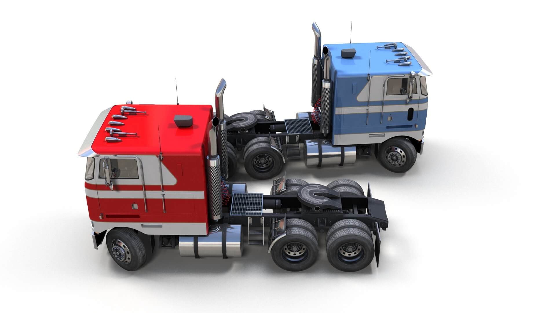 Peterbilt 362 Tanker Trailer - 3D Model by Veaceslav Condraciuc
