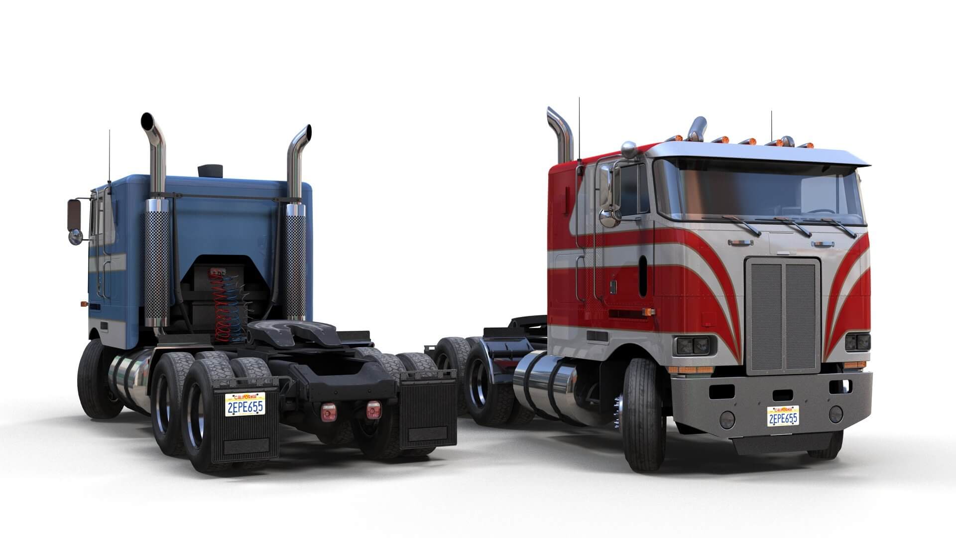 Peterbilt 362 Tanker Trailer - 3D Model by Veaceslav Condraciuc