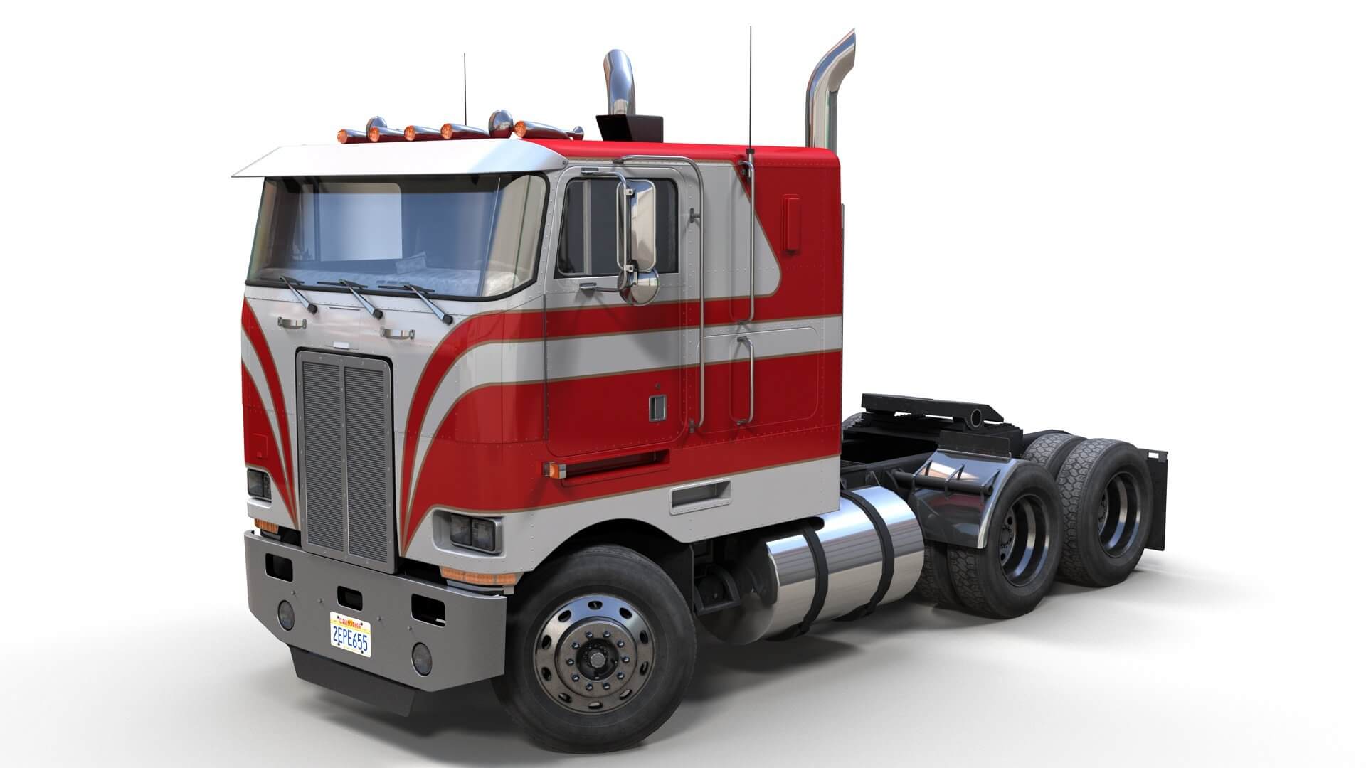 Peterbilt 362 Tanker Trailer - 3D Model by Veaceslav Condraciuc