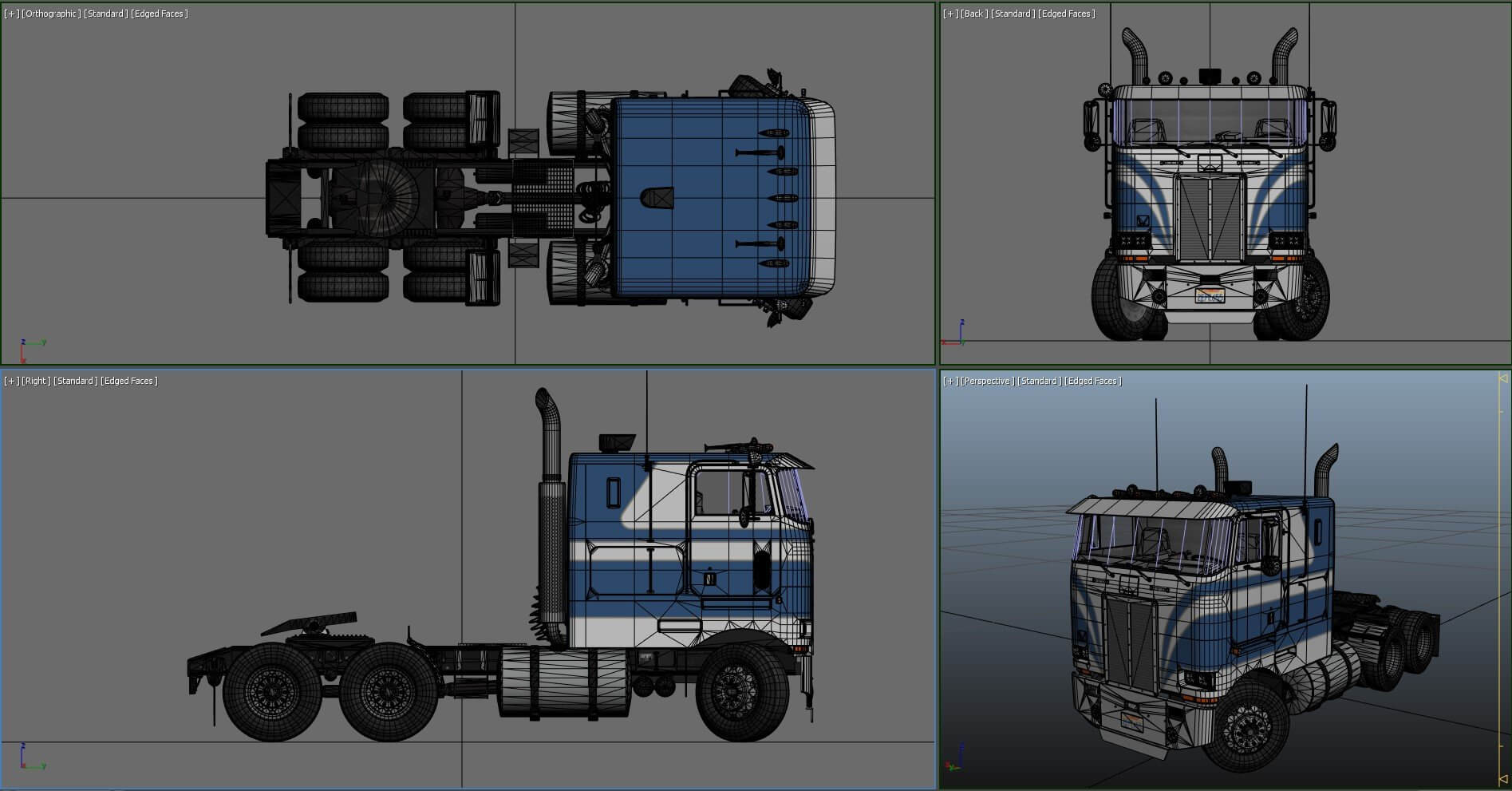 Peterbilt 362 Tanker Trailer - 3D Model by Veaceslav Condraciuc