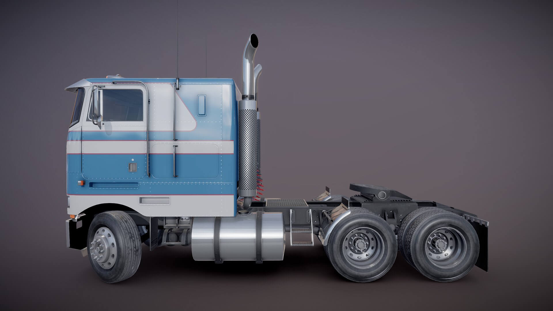 Peterbilt 362 Truck - 3D Model by Veaceslav Condraciuc