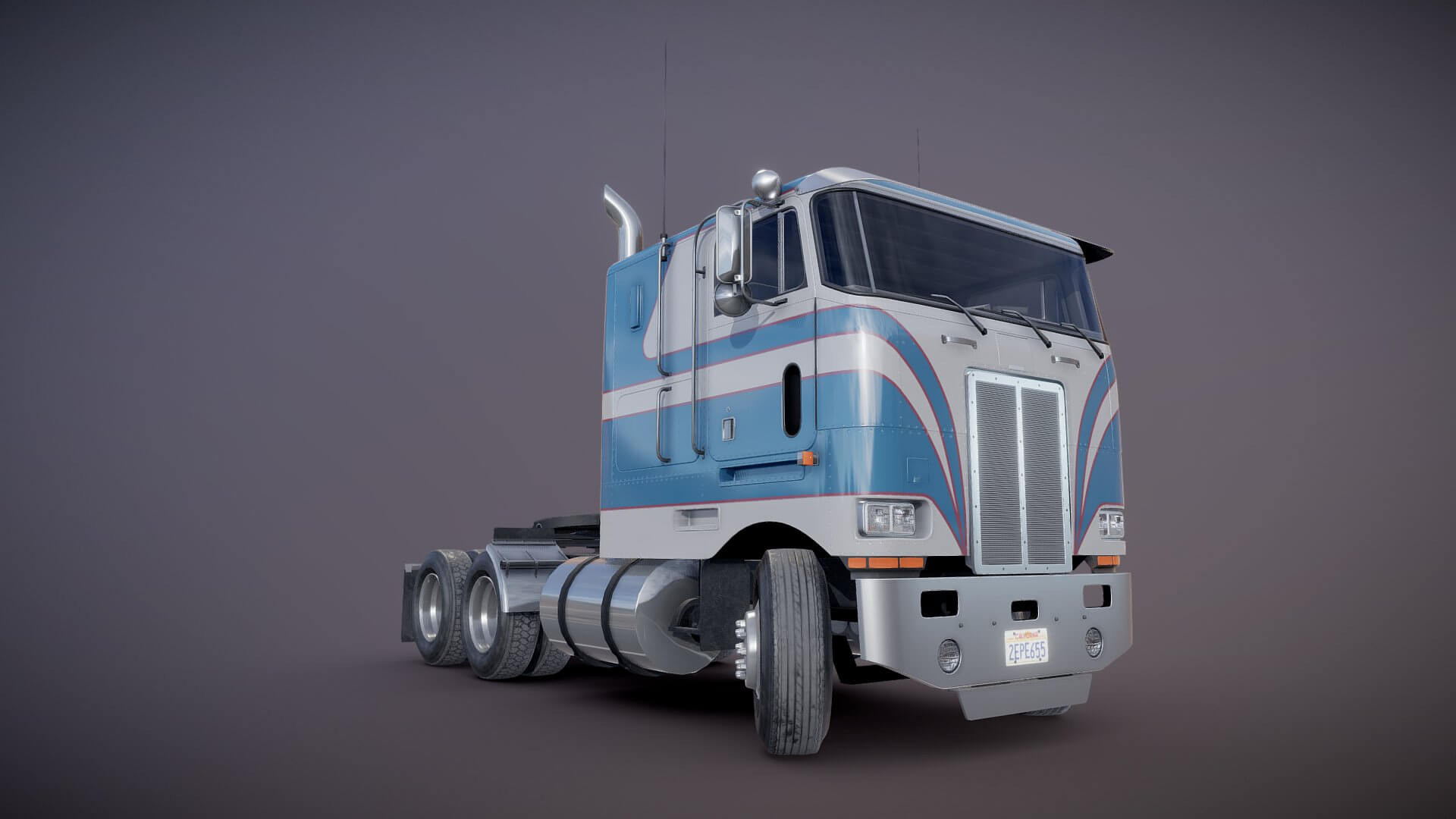 Peterbilt 362 Truck - 3D Model by Veaceslav Condraciuc