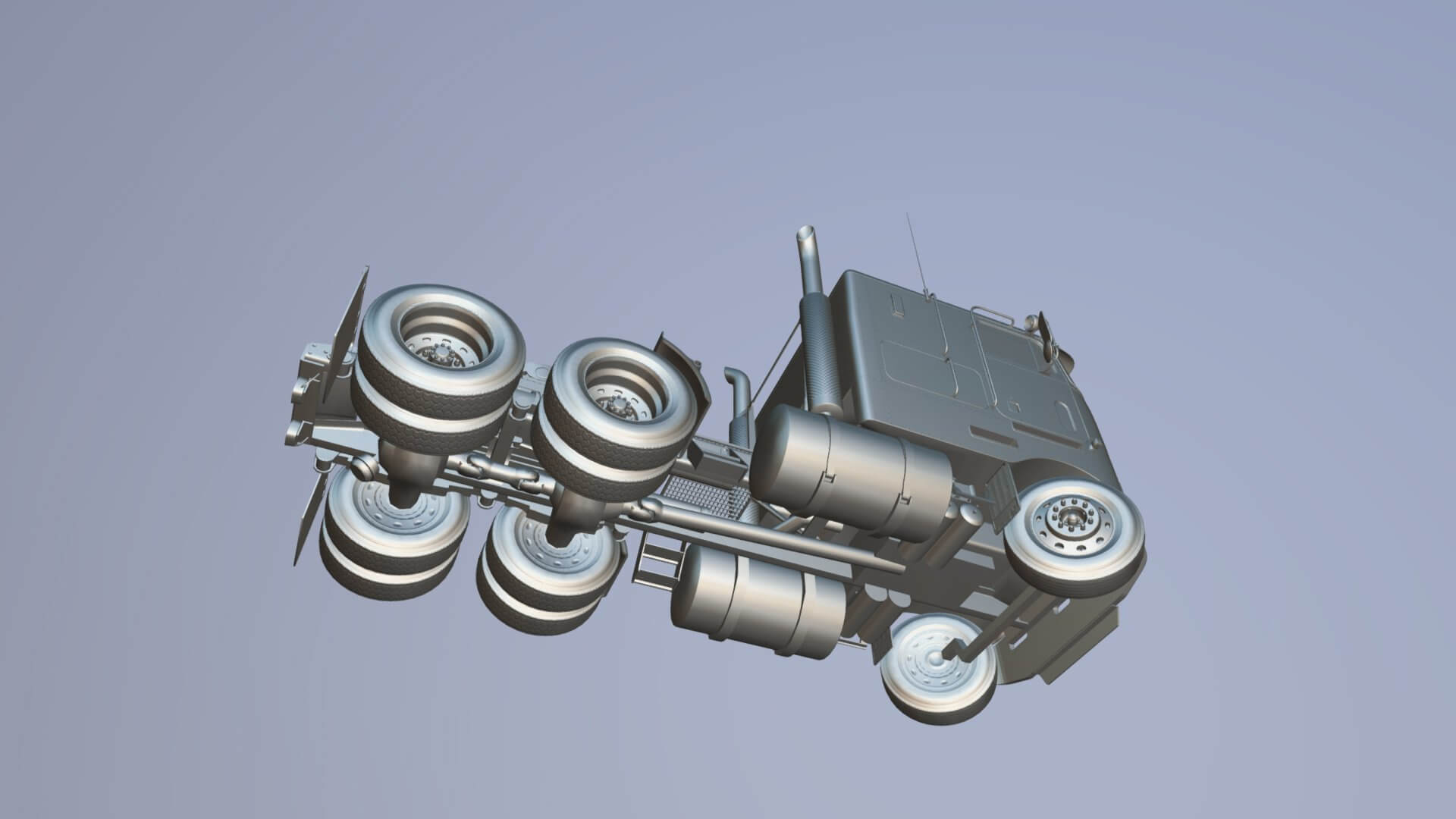 Peterbilt 362 Truck - 3D Model by Veaceslav Condraciuc