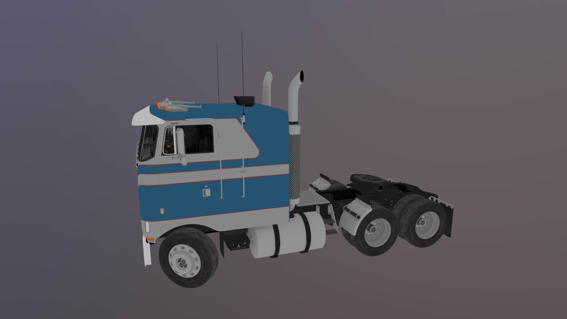 Peterbilt 362 Truck - 3D Model by Veaceslav Condraciuc