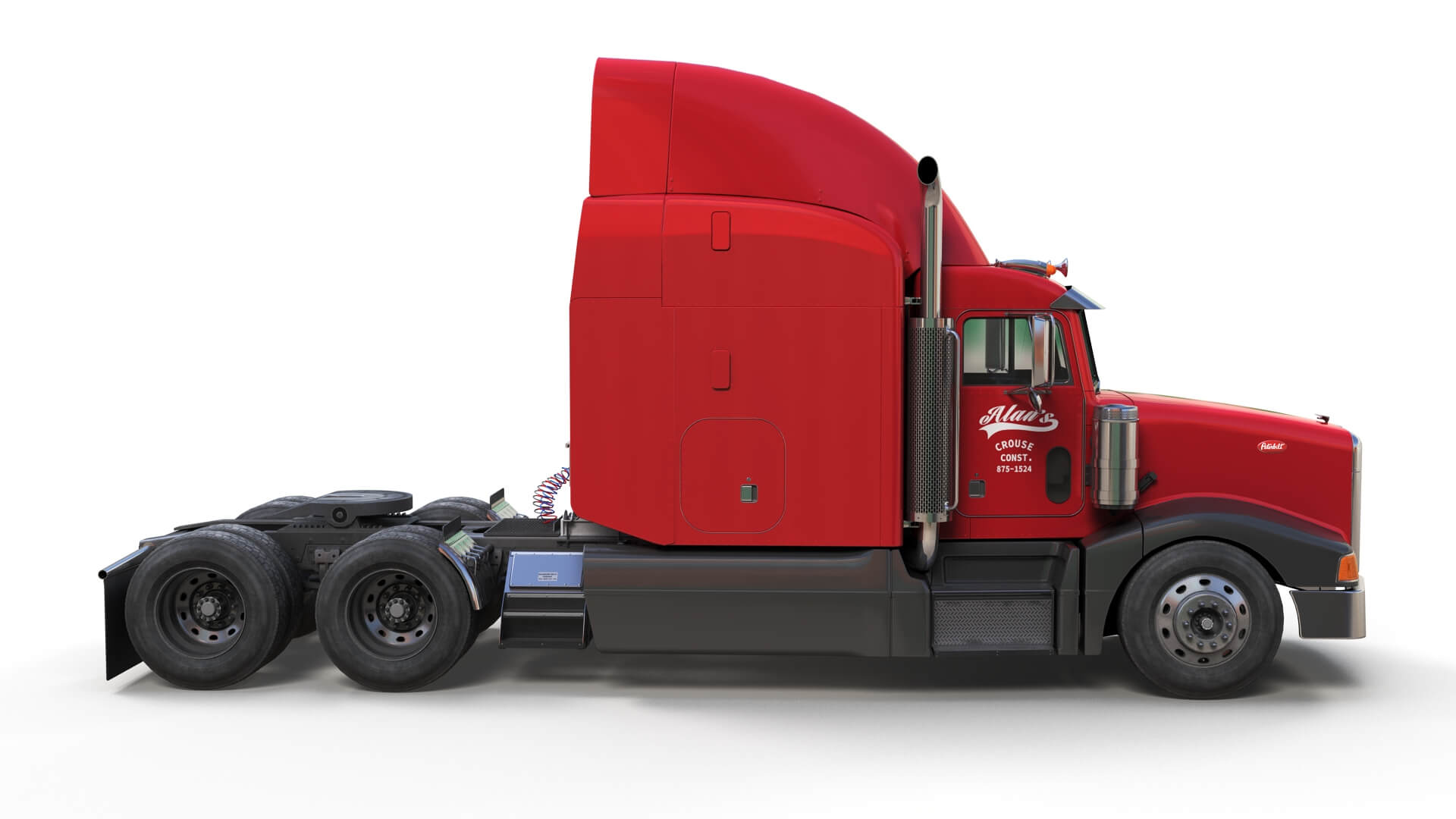 Peterbilt 377 Semitruck - 3D Model by Veaceslav Condraciuc