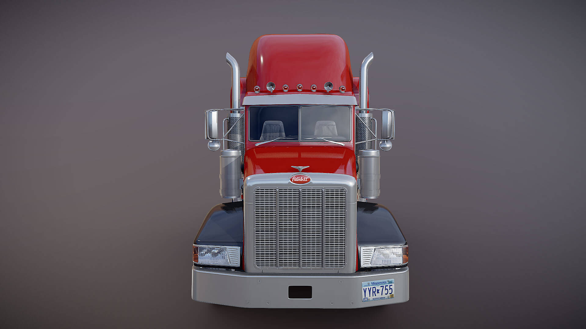 Peterbilt 377 Semitruck - 3D Model by Veaceslav Condraciuc