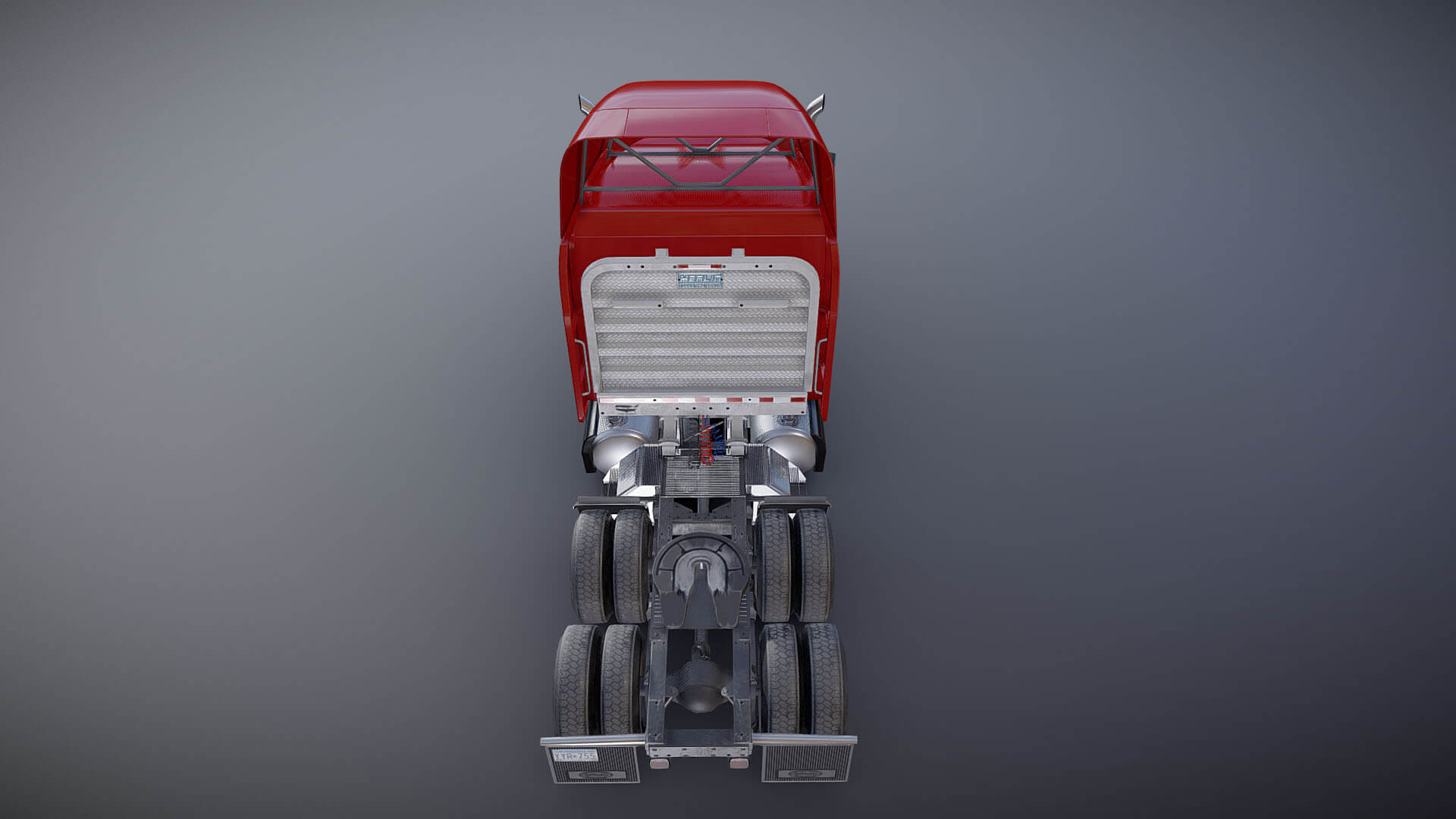 Peterbilt 377 Semitruck - 3D Model by Veaceslav Condraciuc