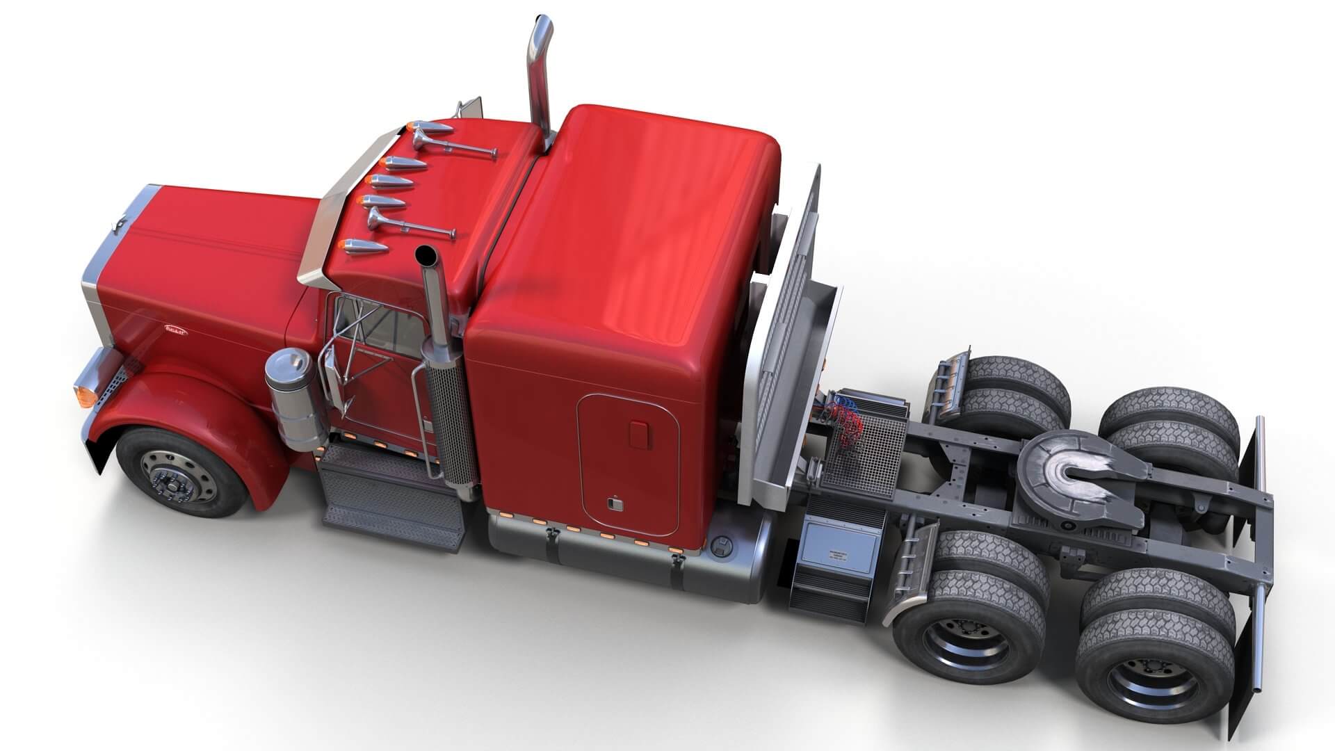 Peterbilt 379 Custom Cab Truck - 3D Model by Veaceslav Condraciuc