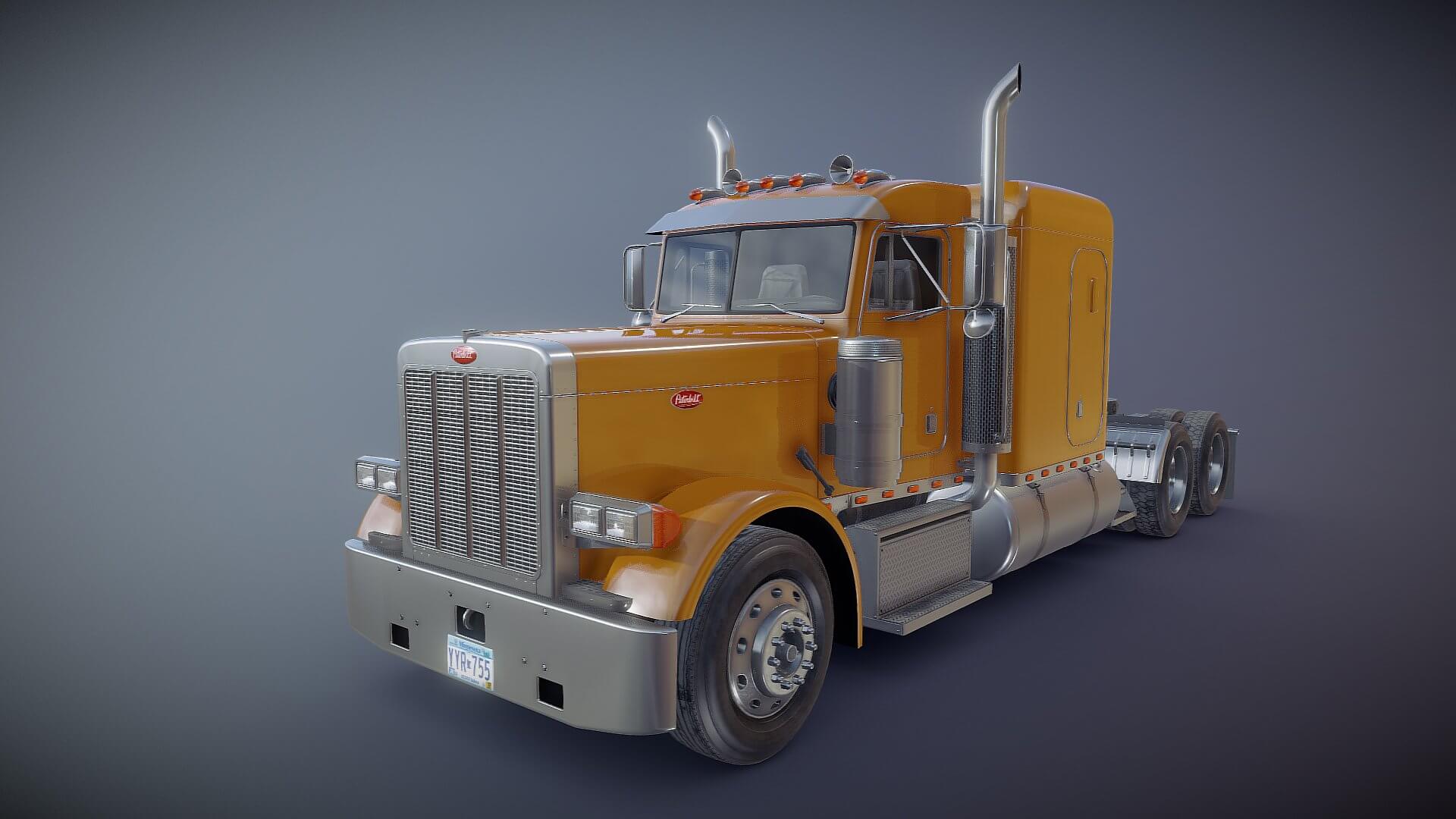 Peterbilt 379 Custom Cab Truck - 3D Model by Veaceslav Condraciuc