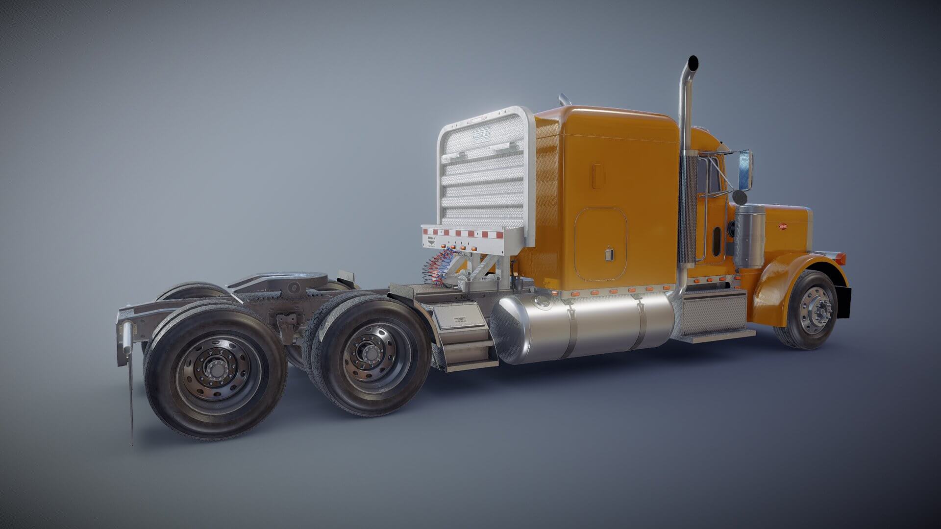 Peterbilt 379 Custom Cab Truck - 3D Model by Veaceslav Condraciuc