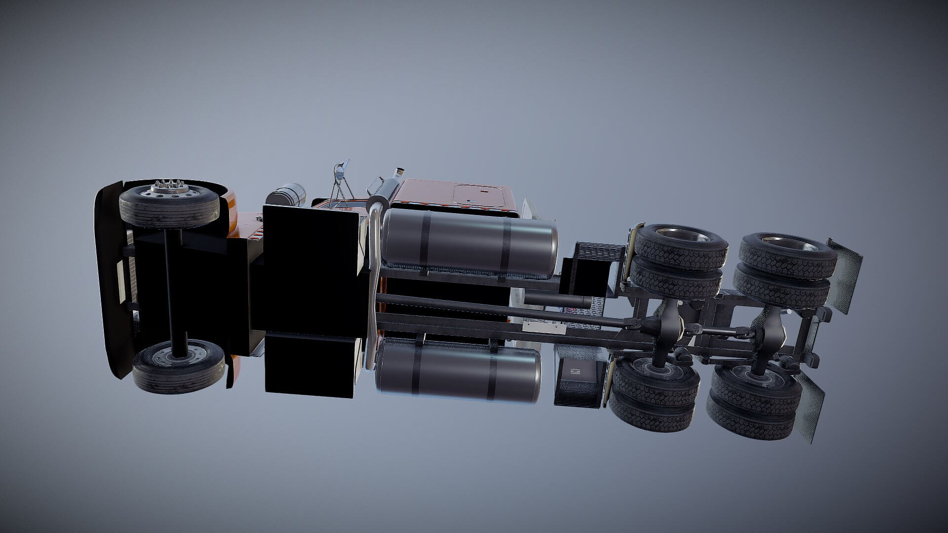 Peterbilt 379 Custom Cab Truck - 3D Model by Veaceslav Condraciuc