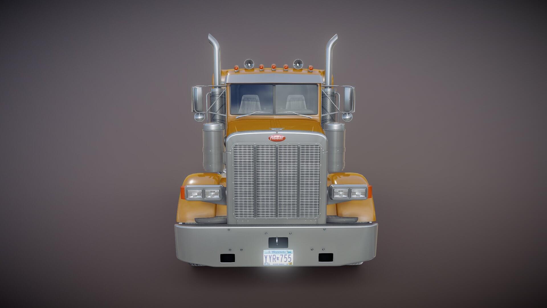 Peterbilt 379 Custom Cab Truck - 3D Model by Veaceslav Condraciuc