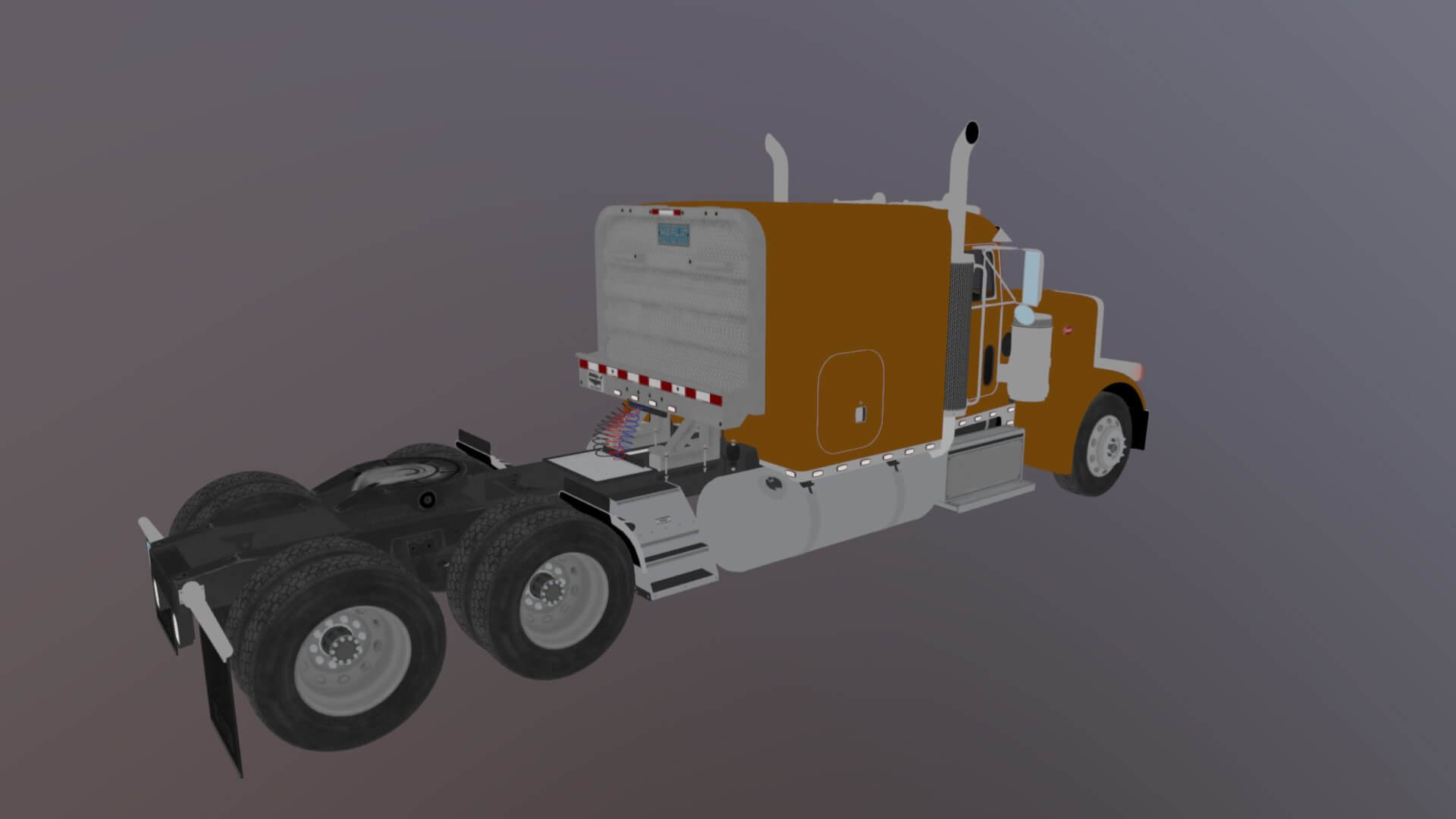 Peterbilt 379 Custom Cab Truck - 3D Model by Veaceslav Condraciuc