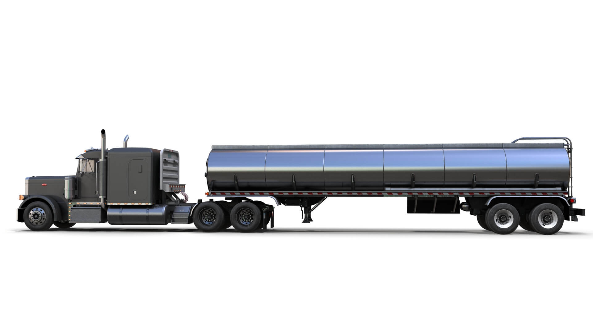 Peterbilt 379 Custom Fuel Trailer - 3D Model by Veaceslav Condraciuc