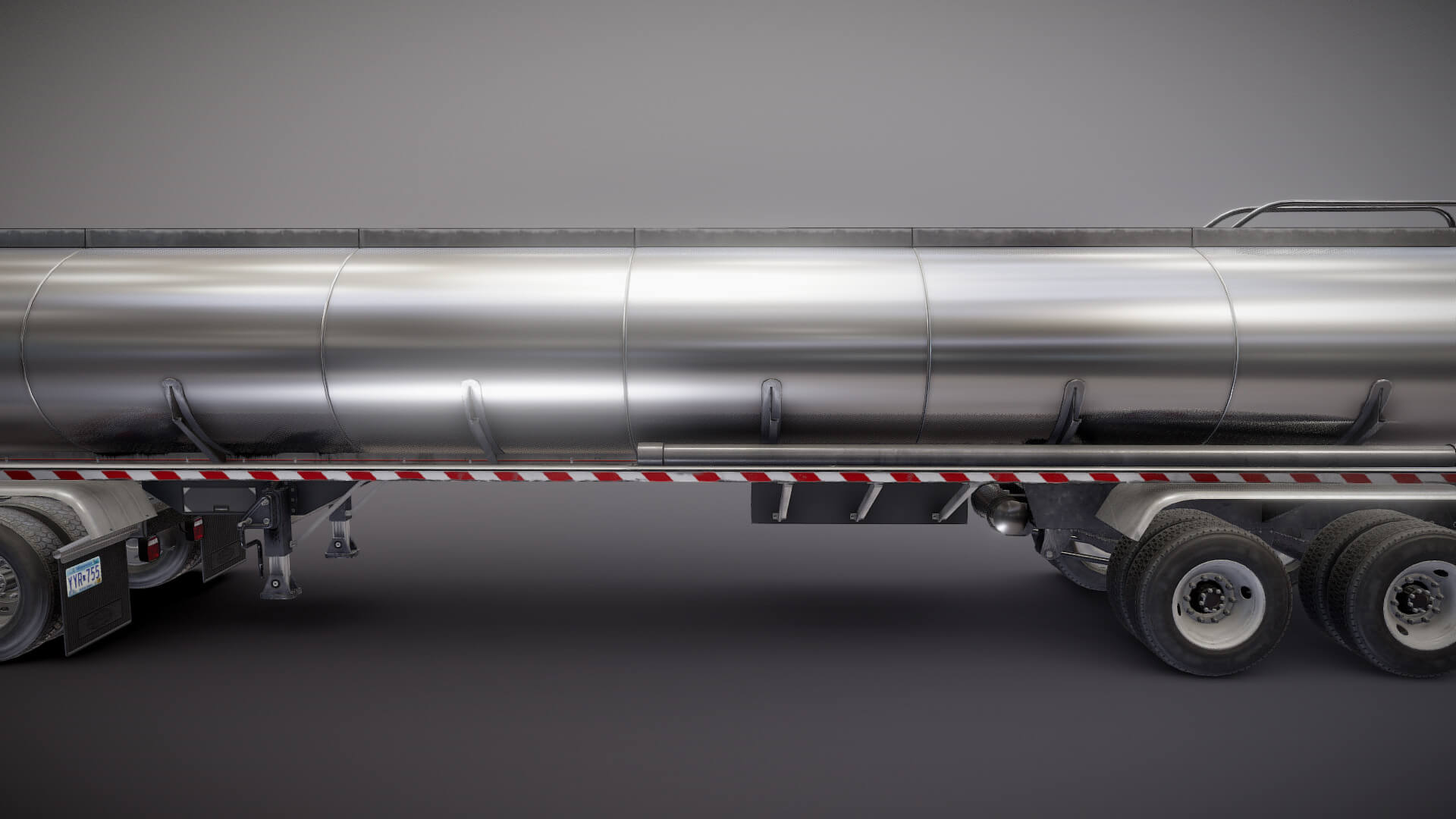 Peterbilt 379 Custom Fuel Trailer - 3D Model by Veaceslav Condraciuc